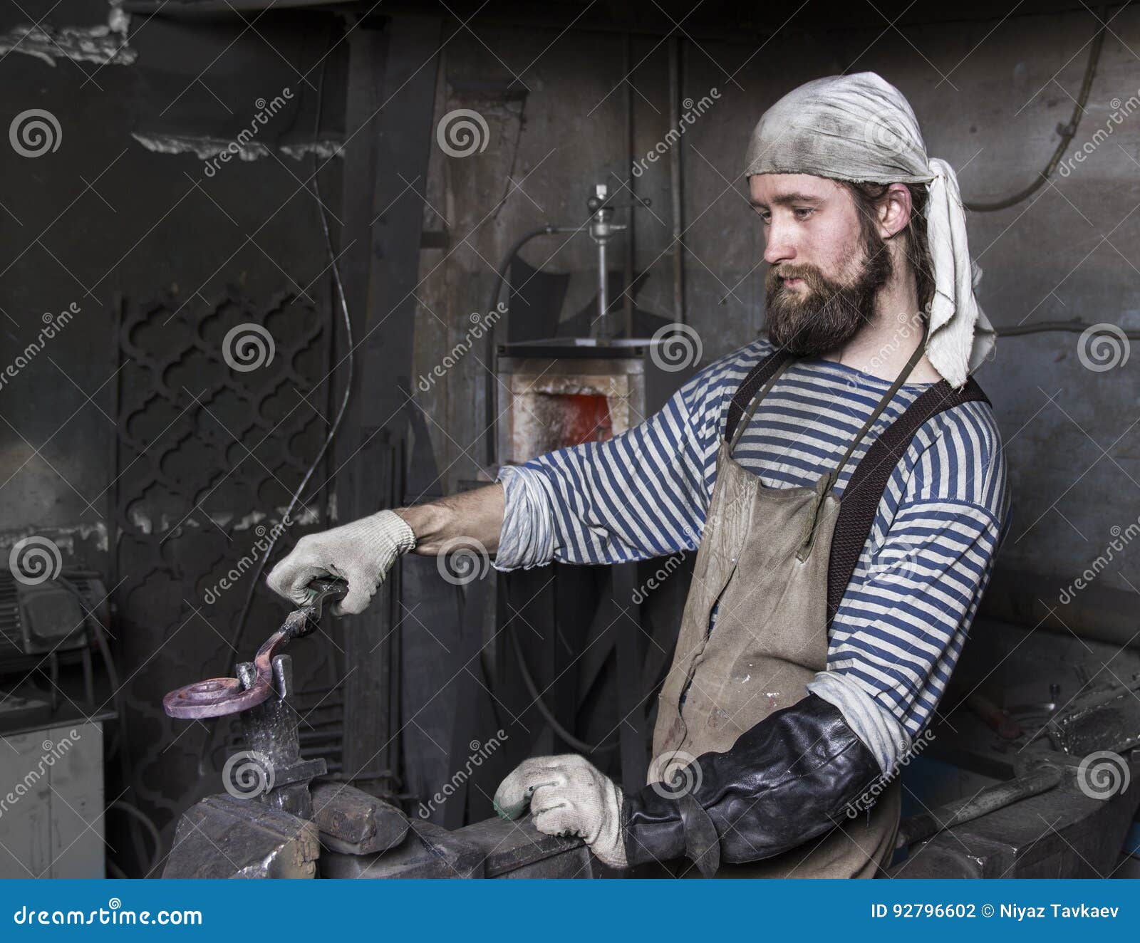 Blacksmith`s Work, Hot Metal Stock Photo - Image of blacksmith ...