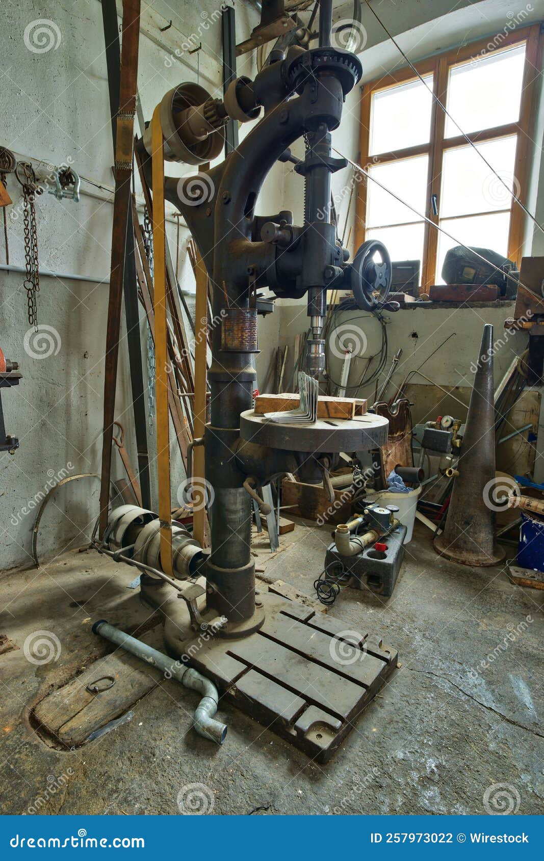 The Blacksmith S Workshop Full of Beautiful Old Machinery, Equipment ...