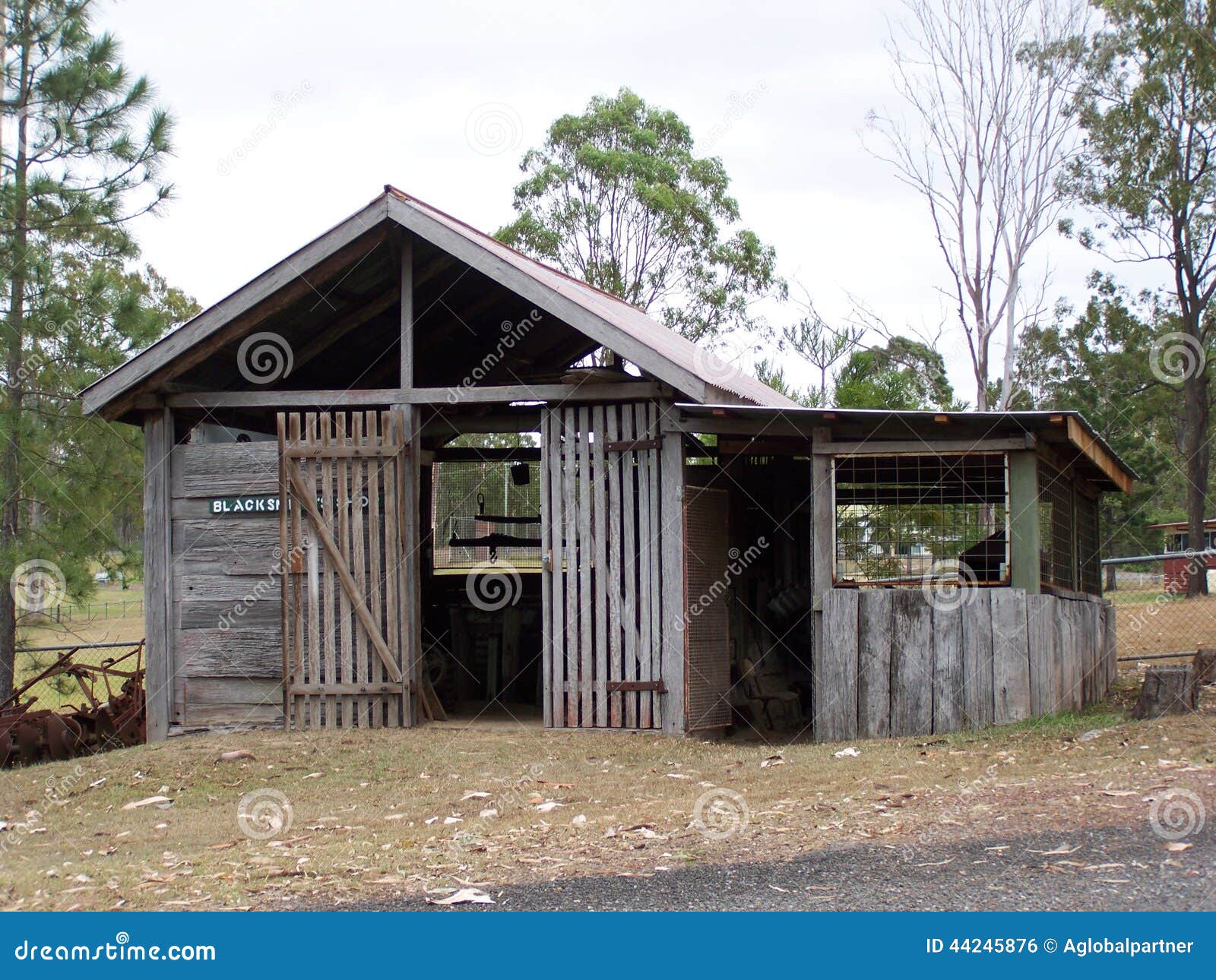 Blacksmith Shed stock photo. Image of ruins, rural, timber - 44245876
