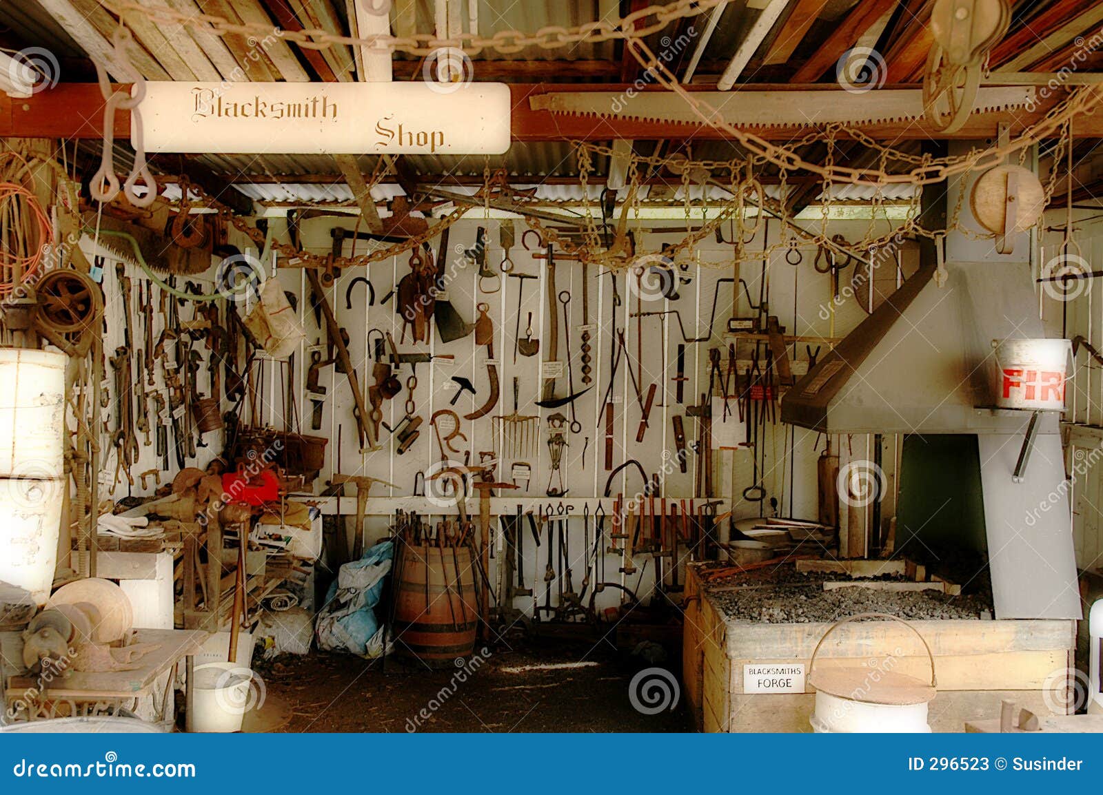 Blacksmith Shop stock image. Image of blacksmith, shop - 296523