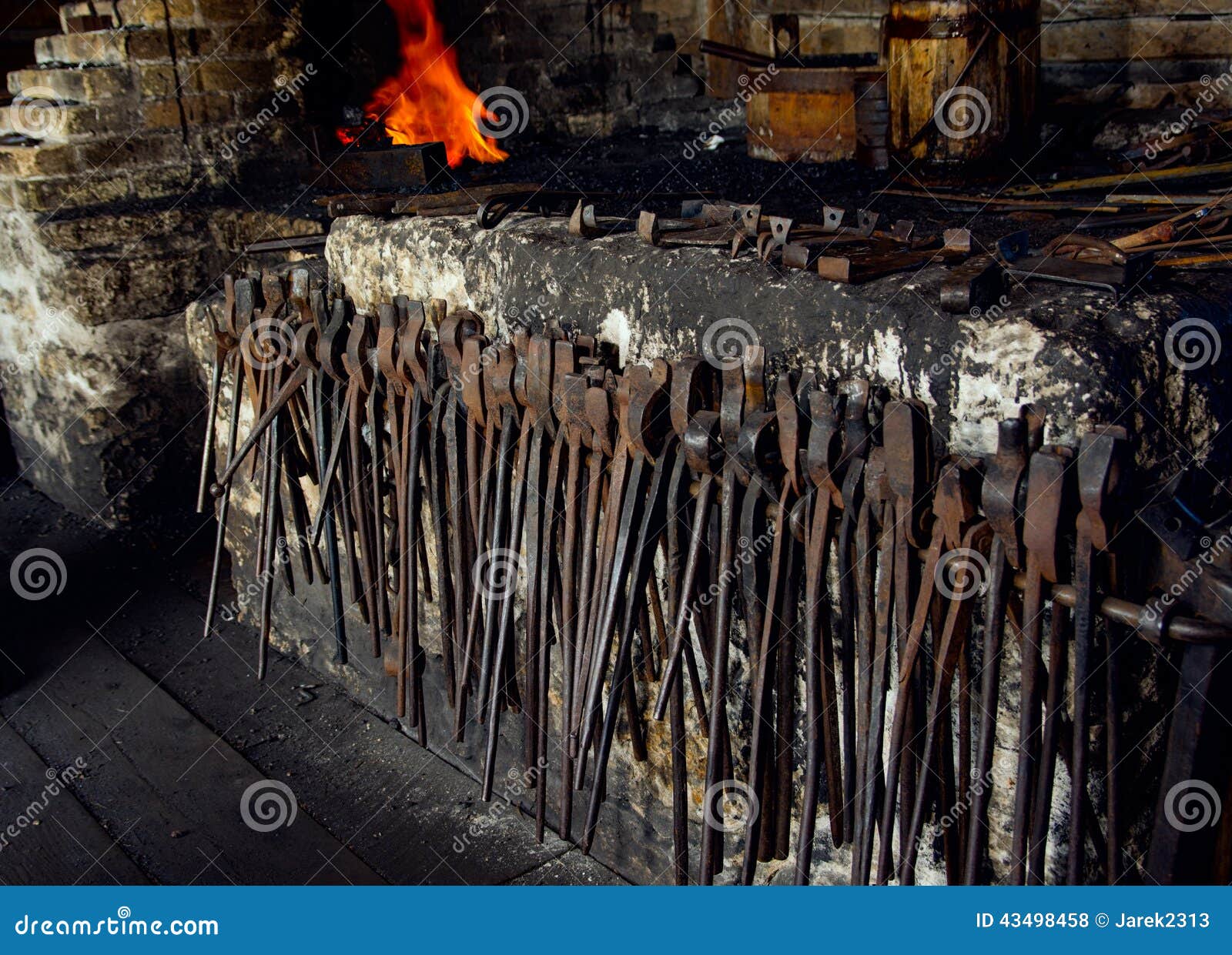 Blacksmith shop stock photo. Image of hammer, craftsman - 43498458