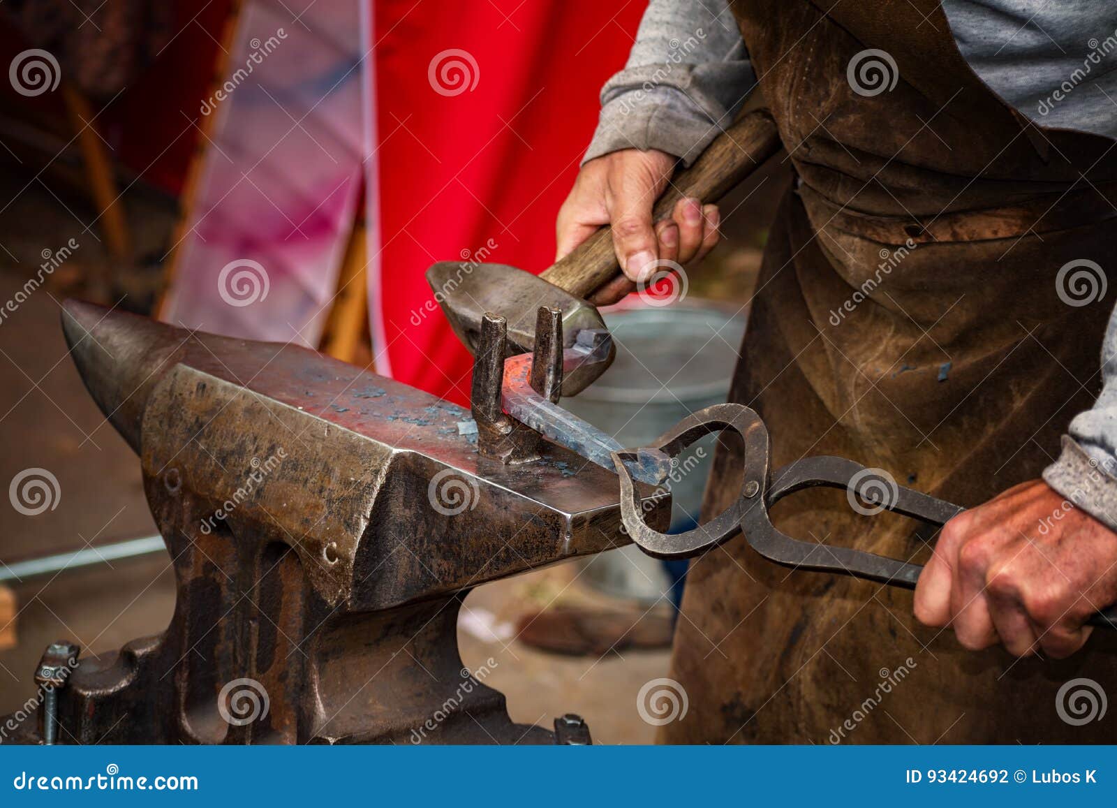Blacksmith, Smithy and Blacksmith Tools Stock Photo - Image of metal ...