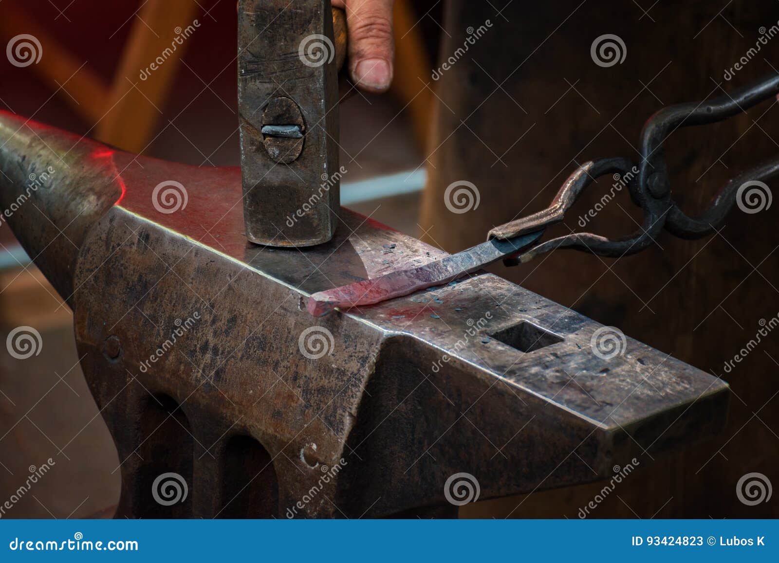 Blacksmith, Smithy and Blacksmith Tools Stock Image - Image of craft ...