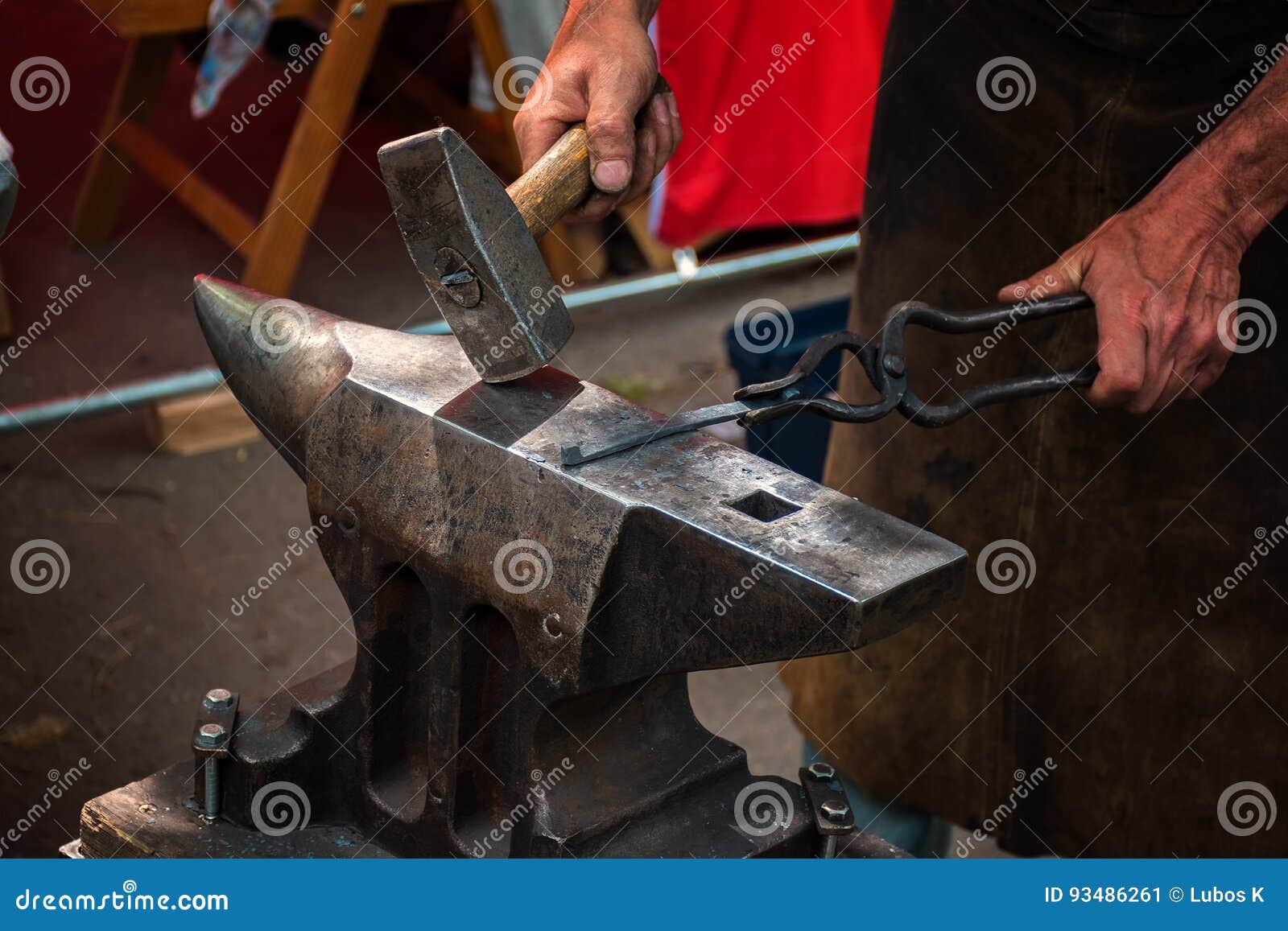 Blacksmith, Smithy and Blacksmith Tools Stock Image - Image of forge ...