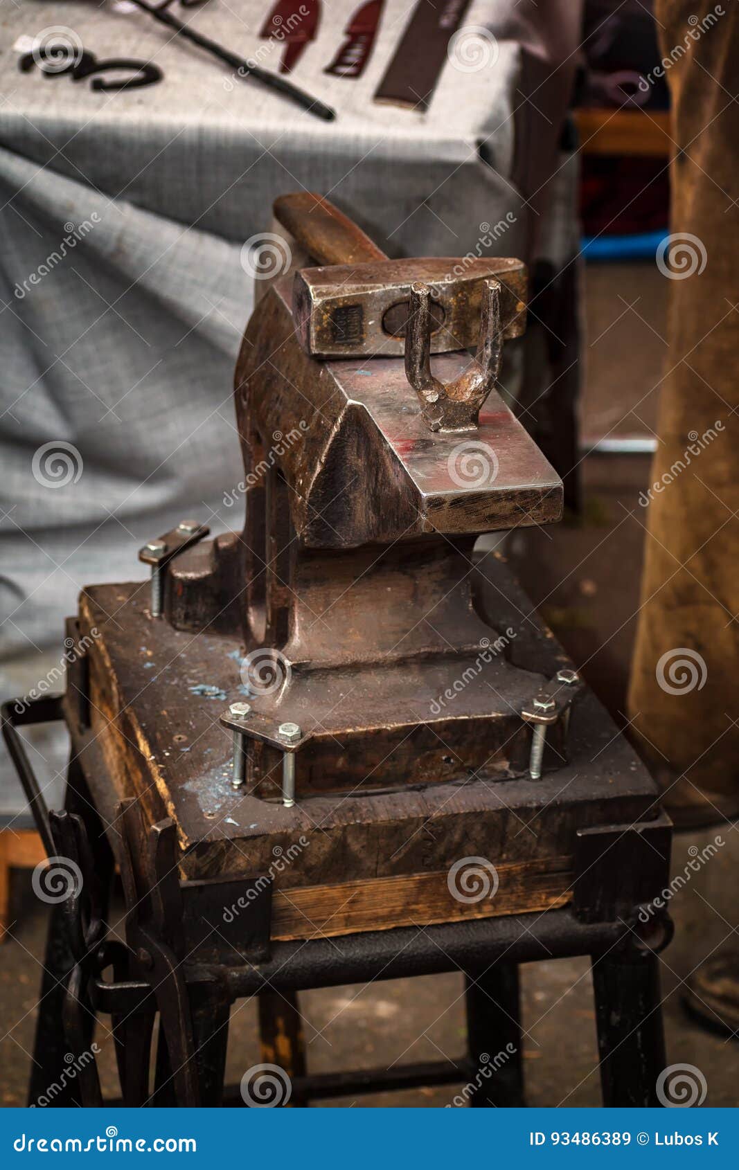 Blacksmith, Smithy and Blacksmith Tools Stock Image - Image of metal ...