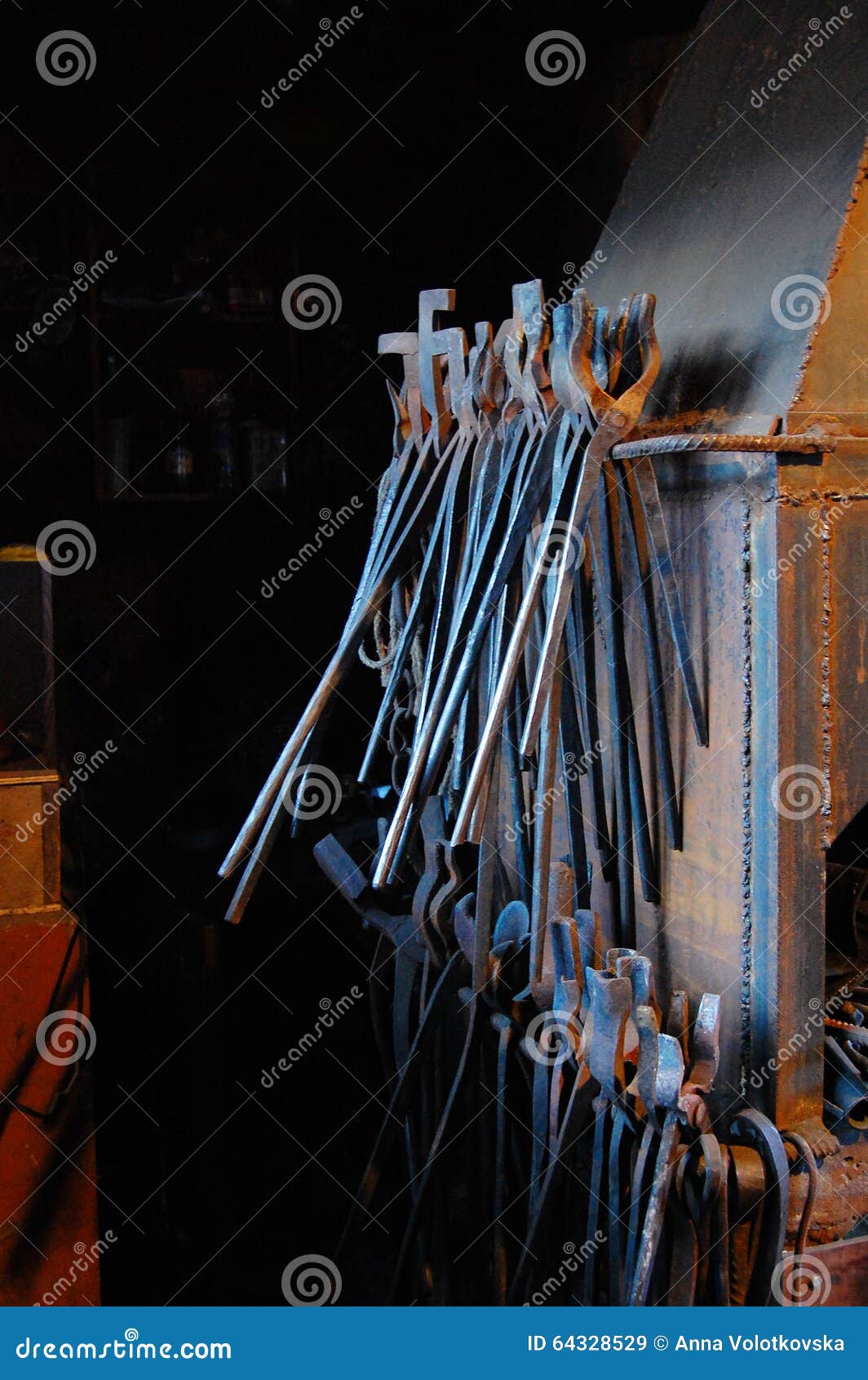 Blacksmith tongs stock image. Image of horizontal, natural - 64328529
