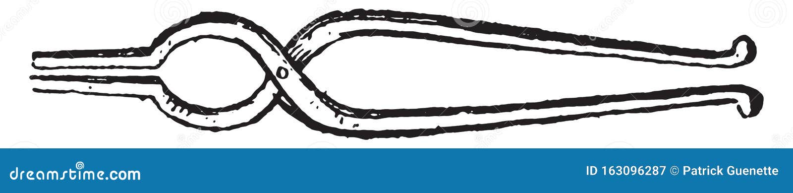 Blacksmith Tongs, Vintage Engraving Stock Vector - Illustration of ...