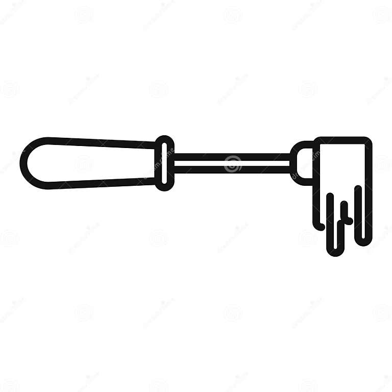 Blacksmith Tool Forging Metal with Handle Icon Stock Vector ...