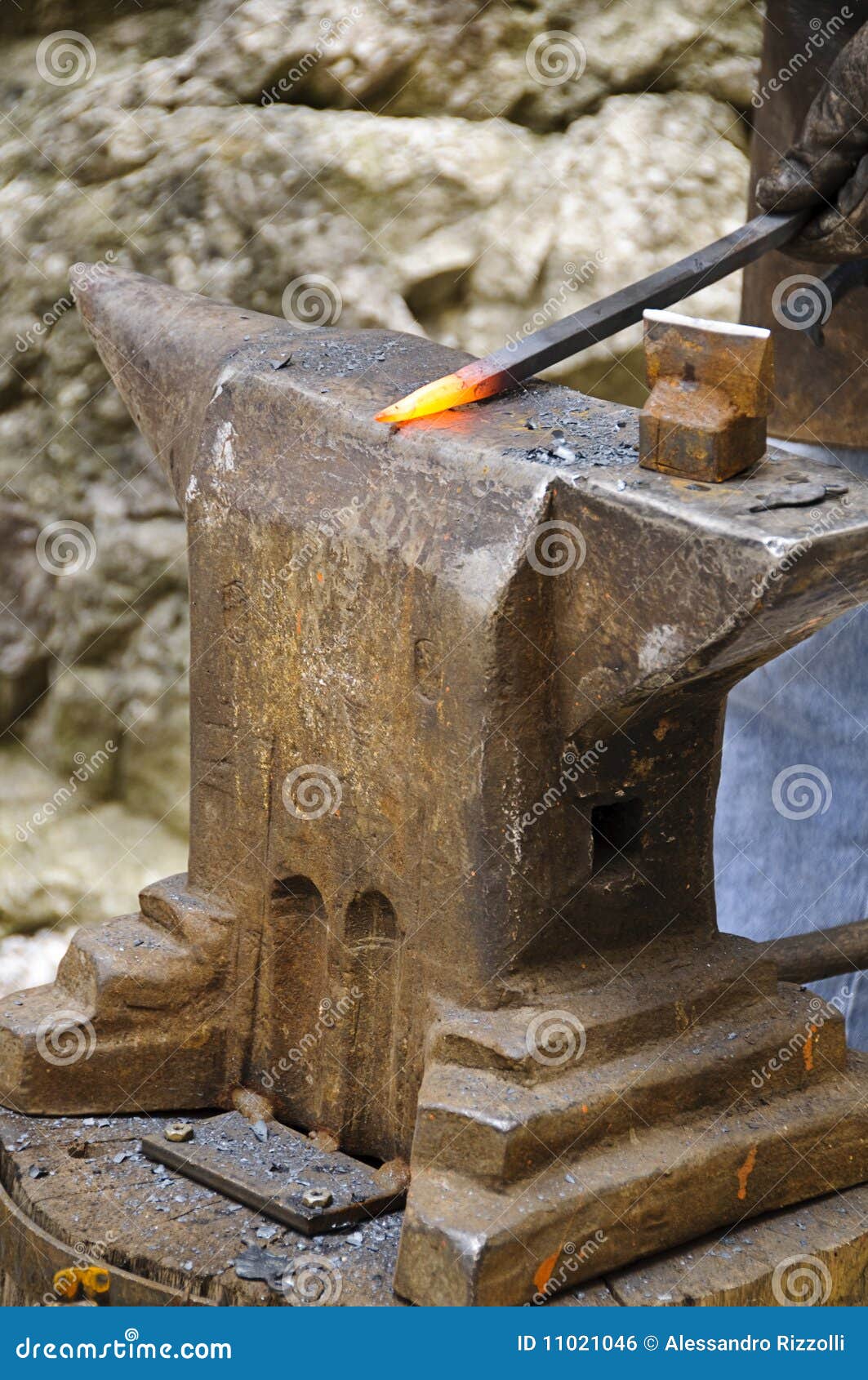 Blacksmith tools stock photo. Image of anvil, metal, artisan - 11021046