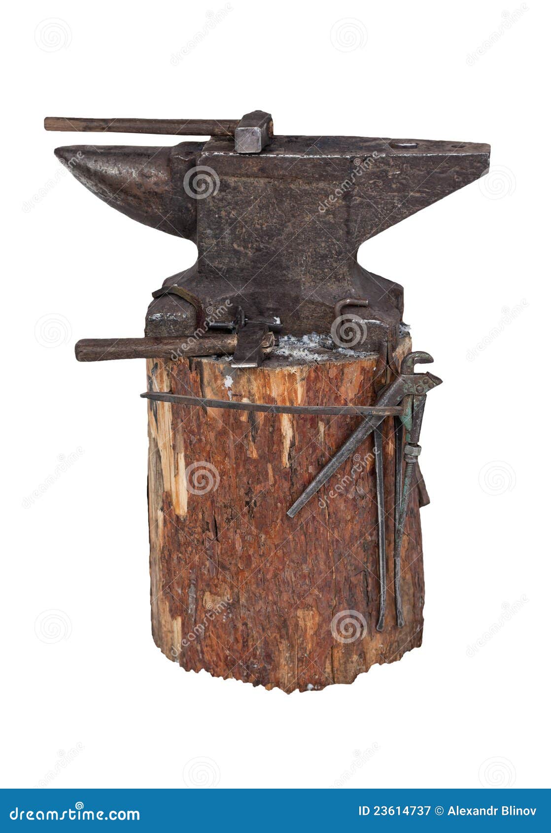 Blacksmith tools stock image. Image of craft, isolated - 23614737