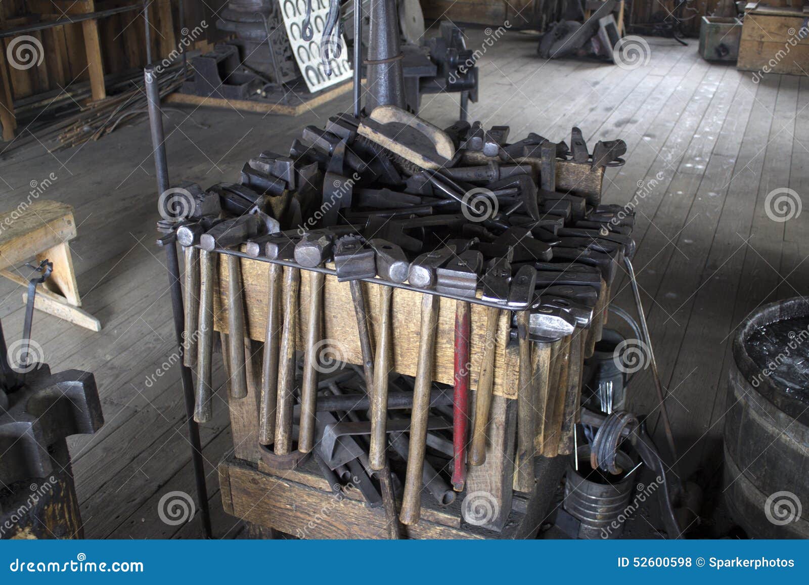 Blacksmith Tools stock photo. Image of vintage, colorful - 52600598