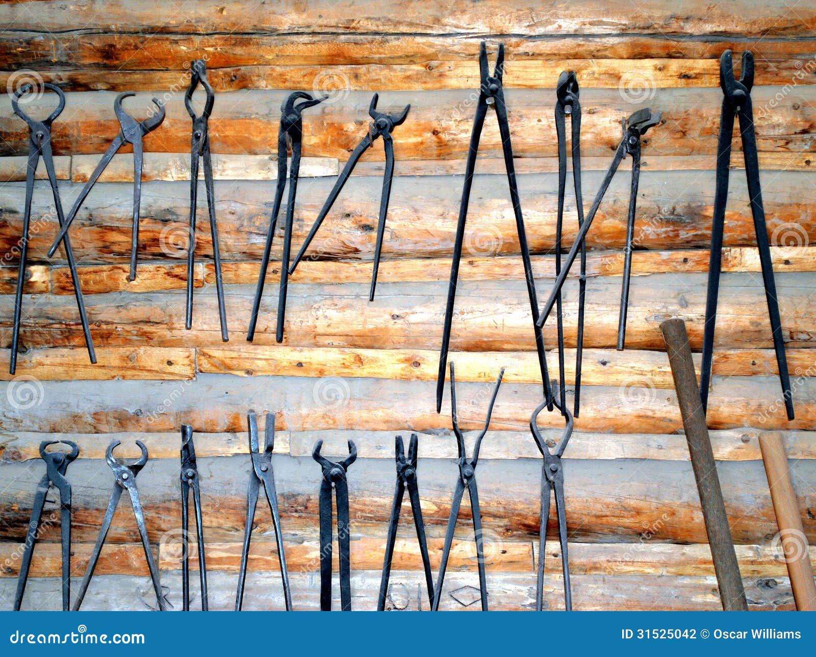 Blacksmith tools. stock photo. Image of skill, workshop - 31525042