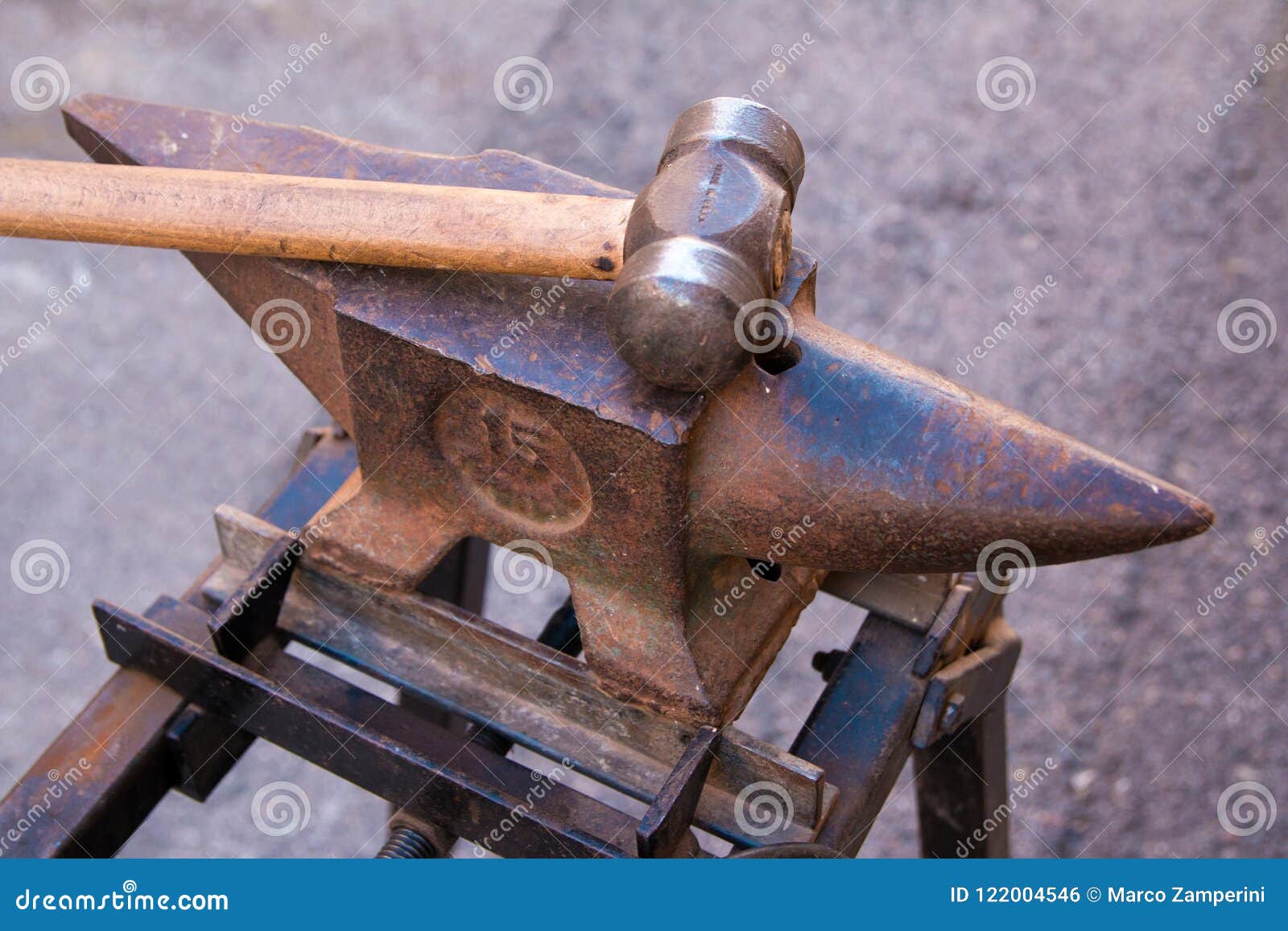Blacksmith at work stock photo. Image of riding, stallion - 122004546