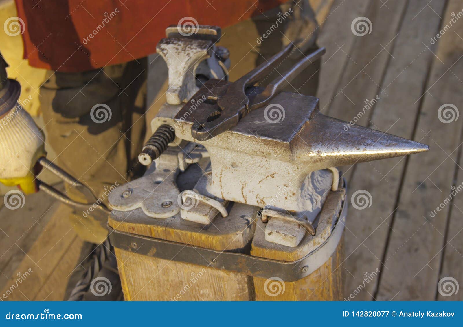 Blacksmith`s Work And Blacksmith`s Tools Stock Photo | CartoonDealer ...