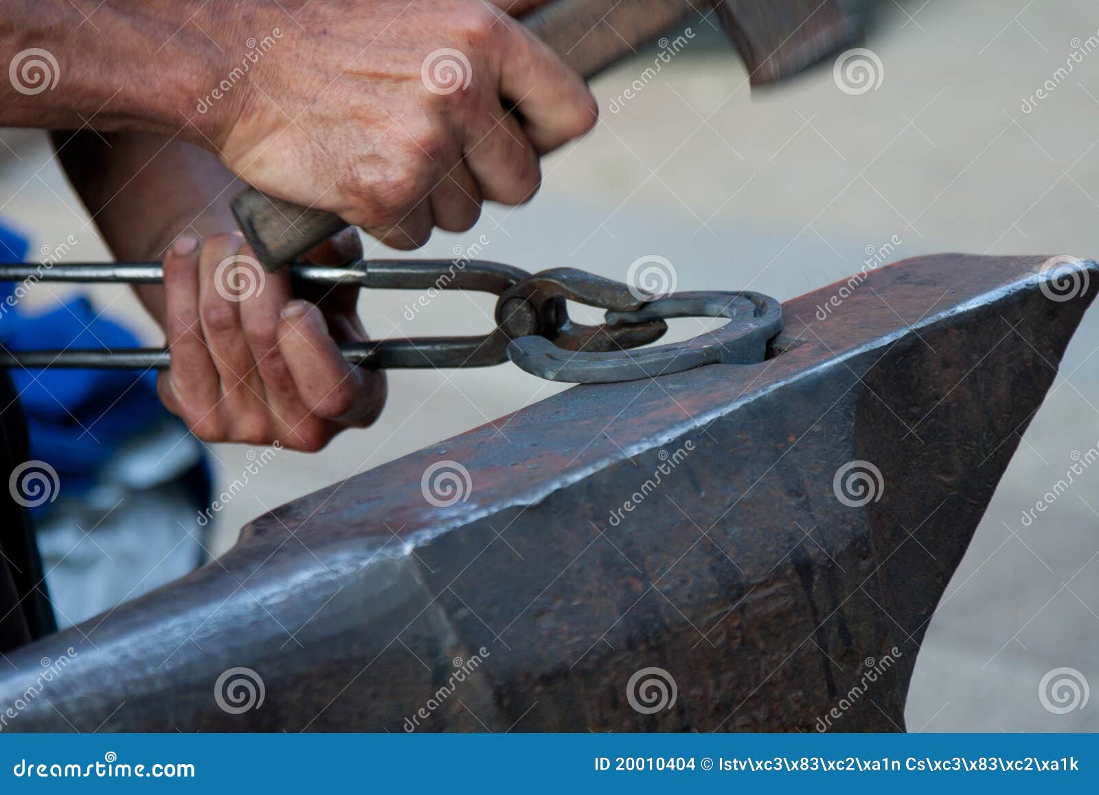 Blacksmith working stock photo. Image of iron, dirty - 20010404