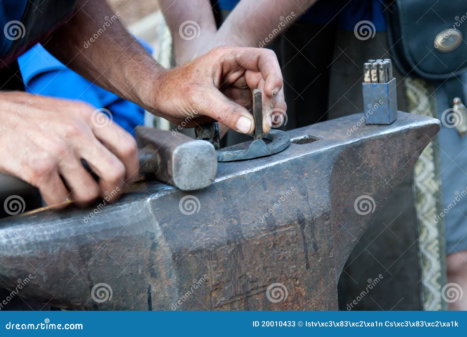 Blacksmith working stock image. Image of hand, cold, medieval - 20010433