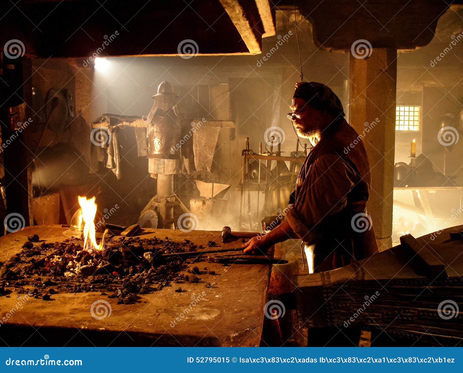 Blacksmith editorial image. Image of army, equipment - 52795015