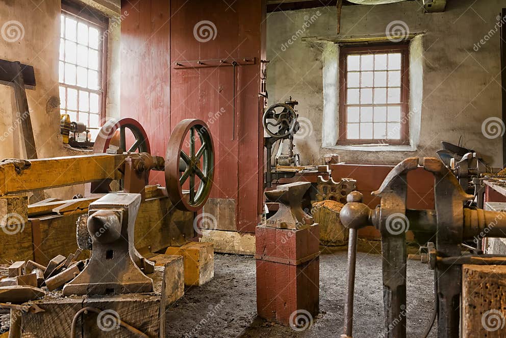 Blacksmith Workshop stock image. Image of hammer, dirt - 22435475