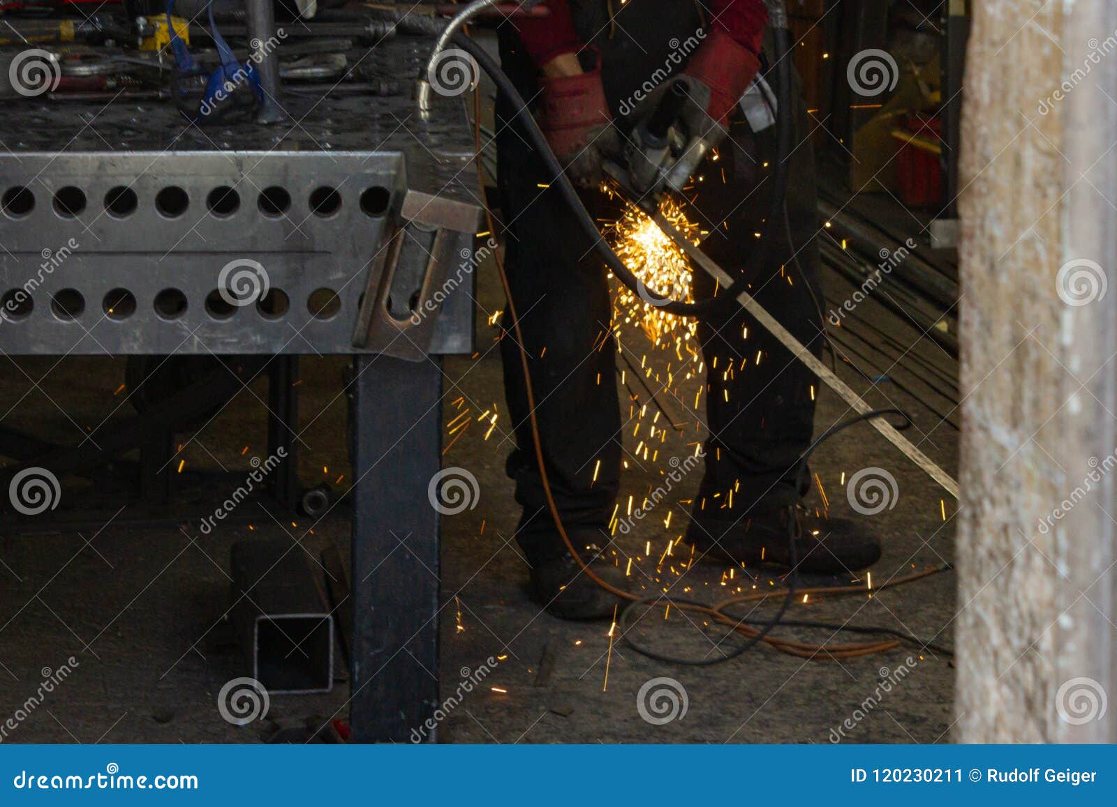 Blacksmith workshop stock image. Image of metal, metalwork - 120230211