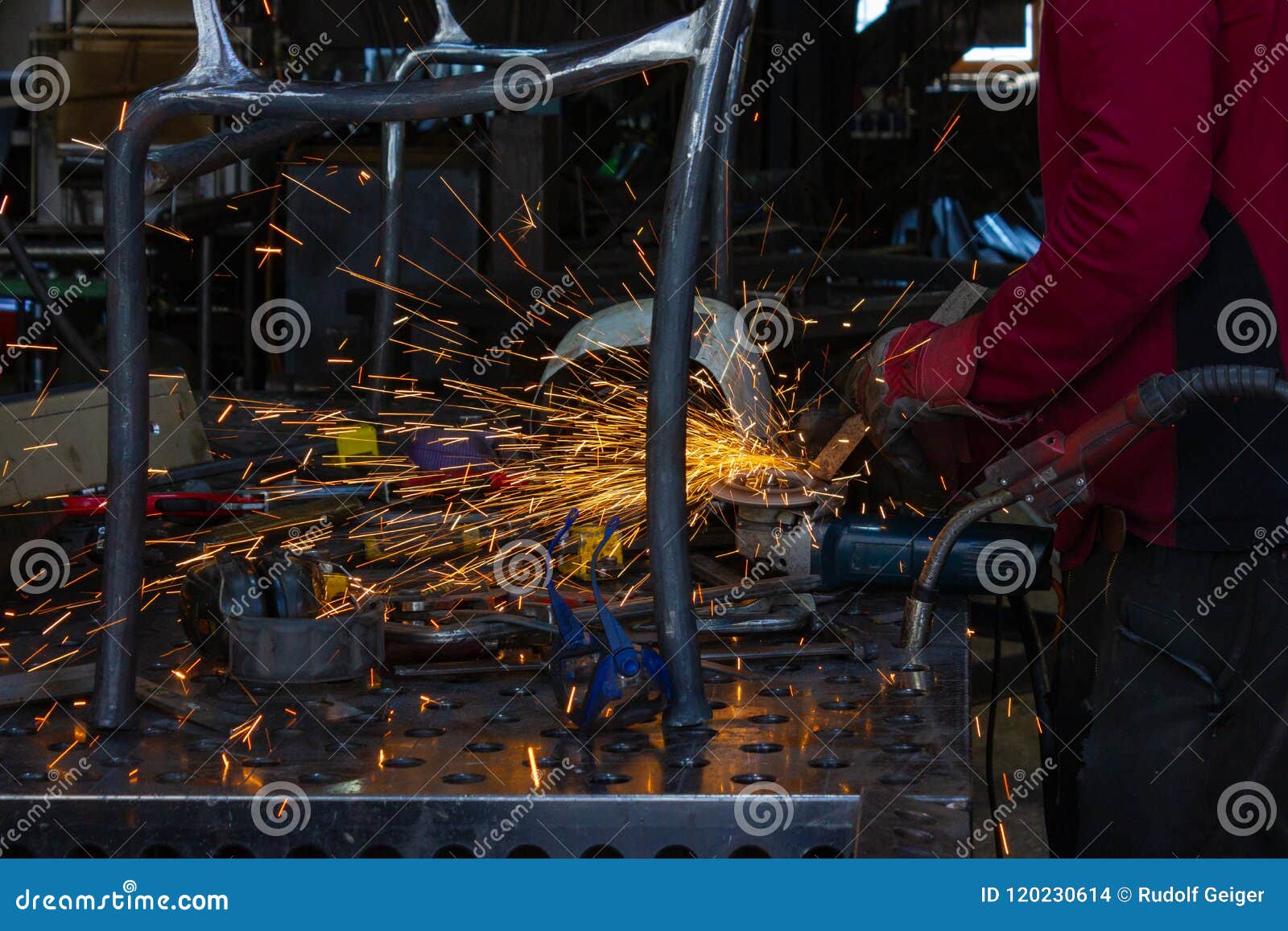 Blacksmith workshop stock photo. Image of mechanic, craft - 120230614