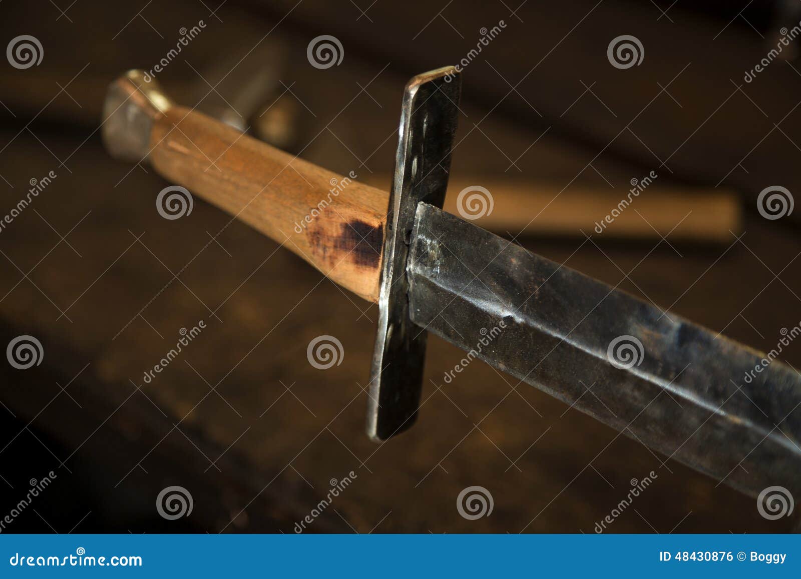 Blacksmith workshop stock photo. Image of swordmaking - 48430876