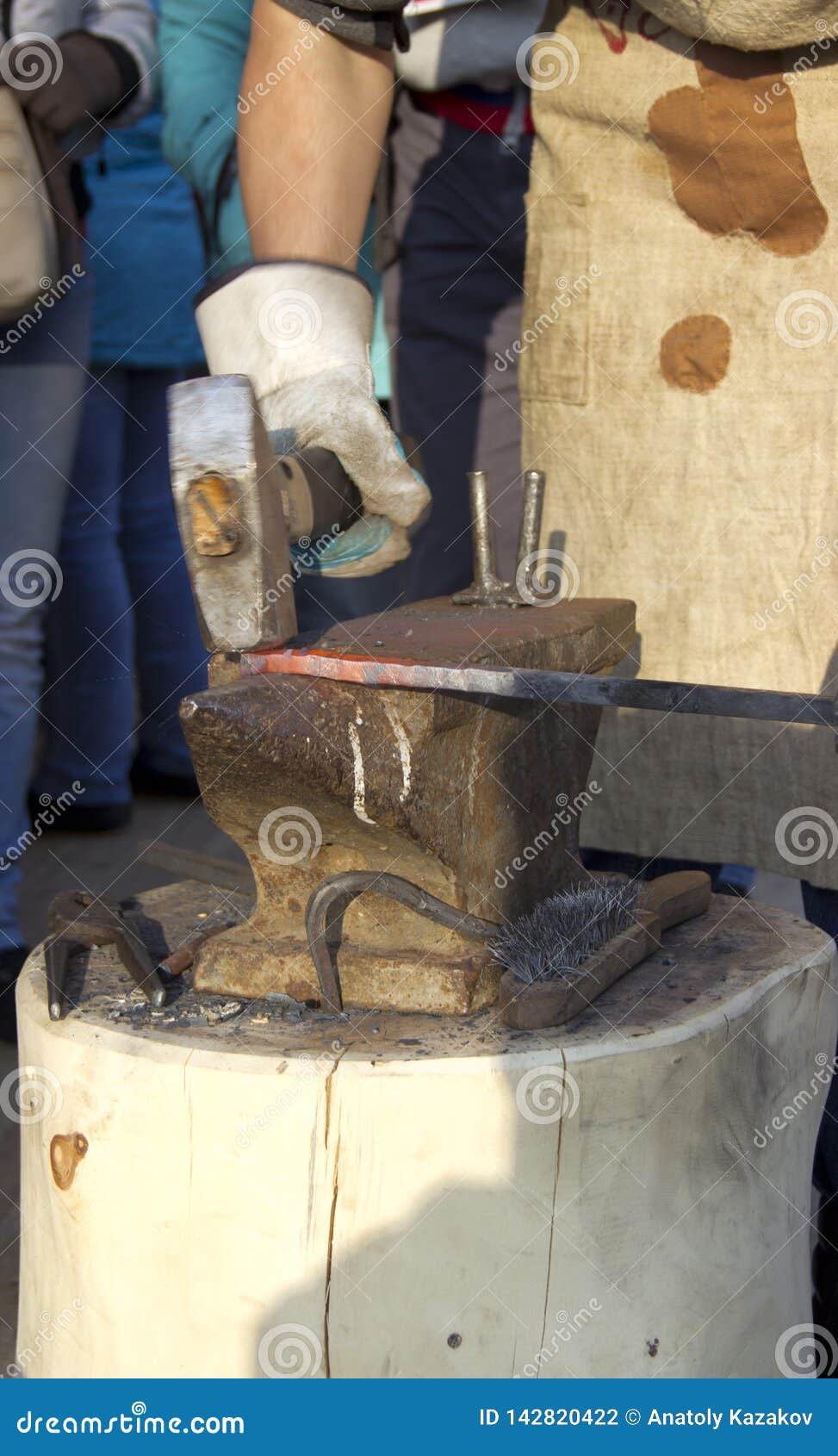 Retro Blacksmithing Products Royalty-Free Stock Photo | CartoonDealer ...