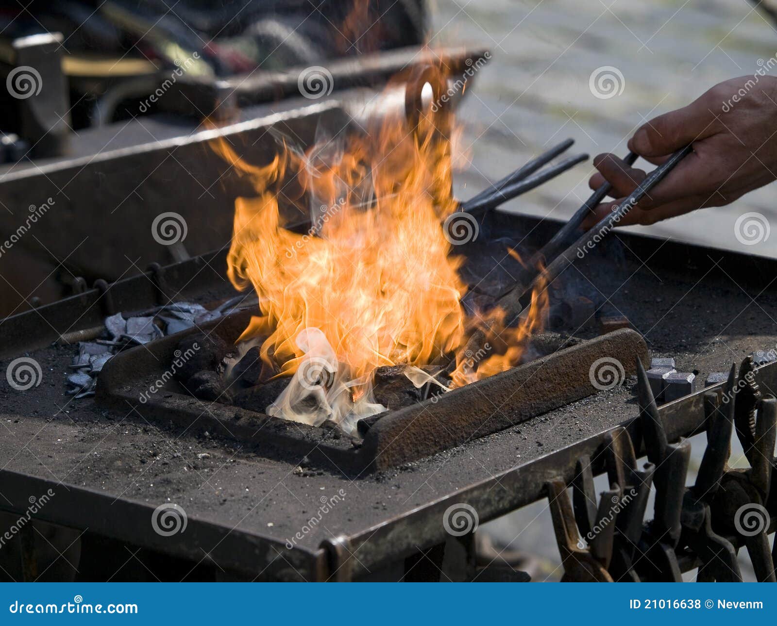 Blacksmiths fire stock photo. Image of fireplace, fire - 21016638