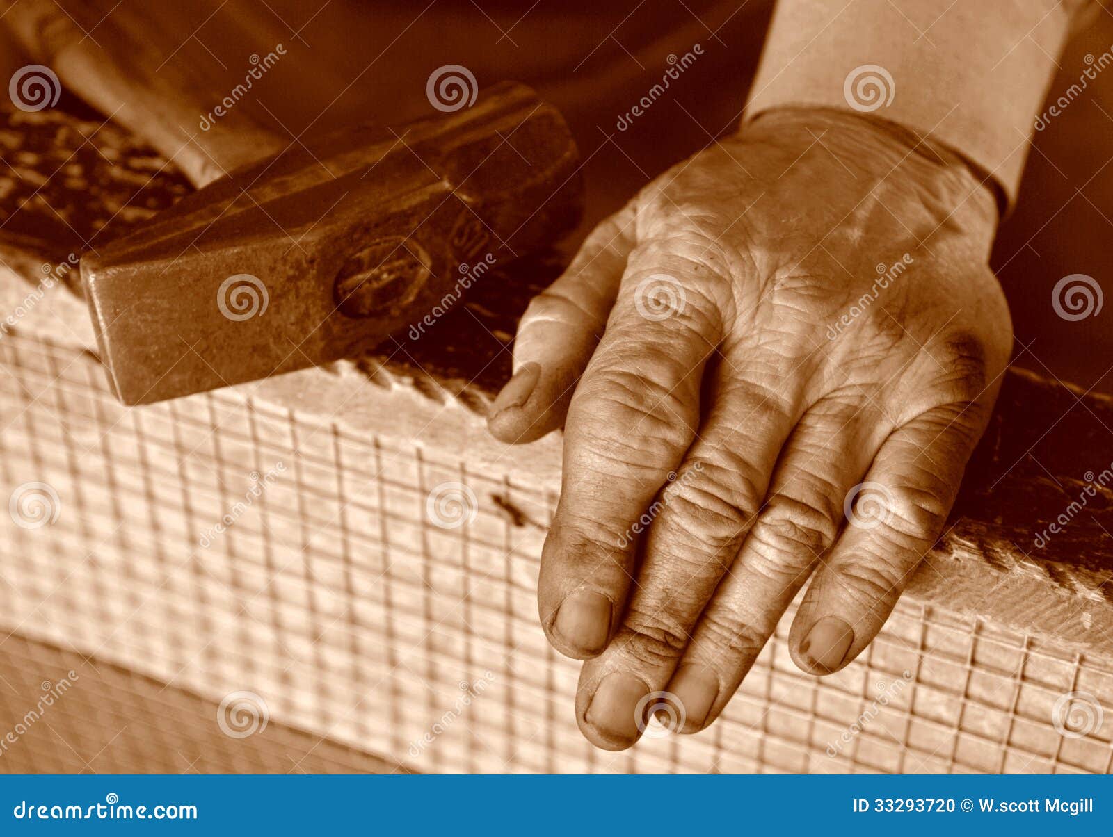 Blacksmiths Hands. stock photo. Image of metalwork, creative - 33293720