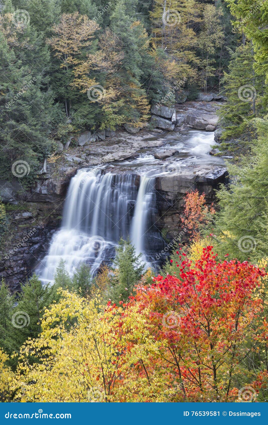 Blackwater Falls stock image. Image of autumn, blackwater - 76539581
