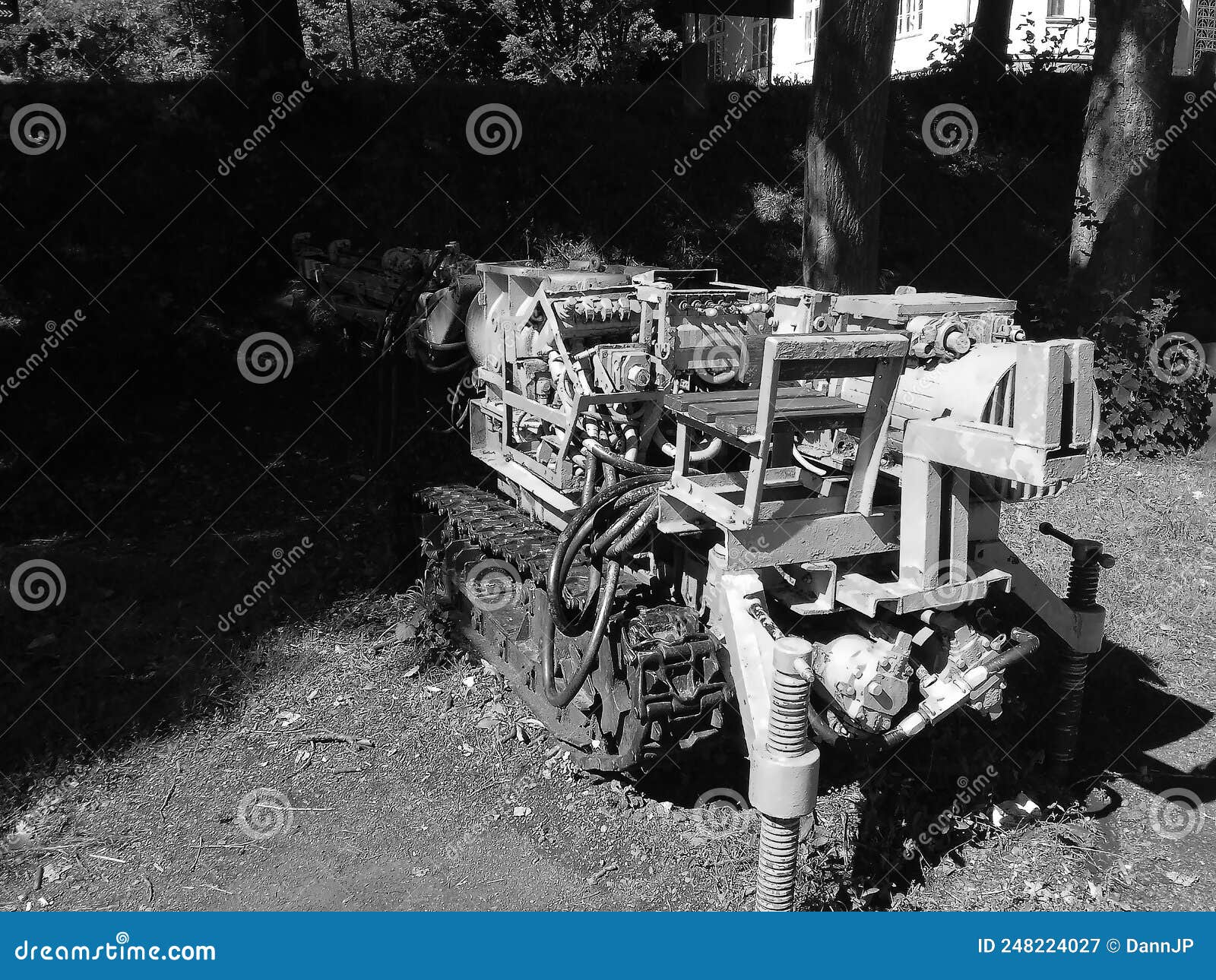 Blackwhite Image - Summer Scene: Landek Open Air Exposition With ...