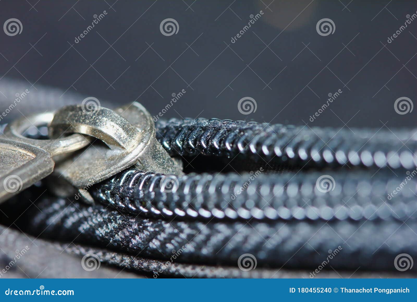 Cloth Texture and Zipper in Abstract Macro for Background Stock Photo ...