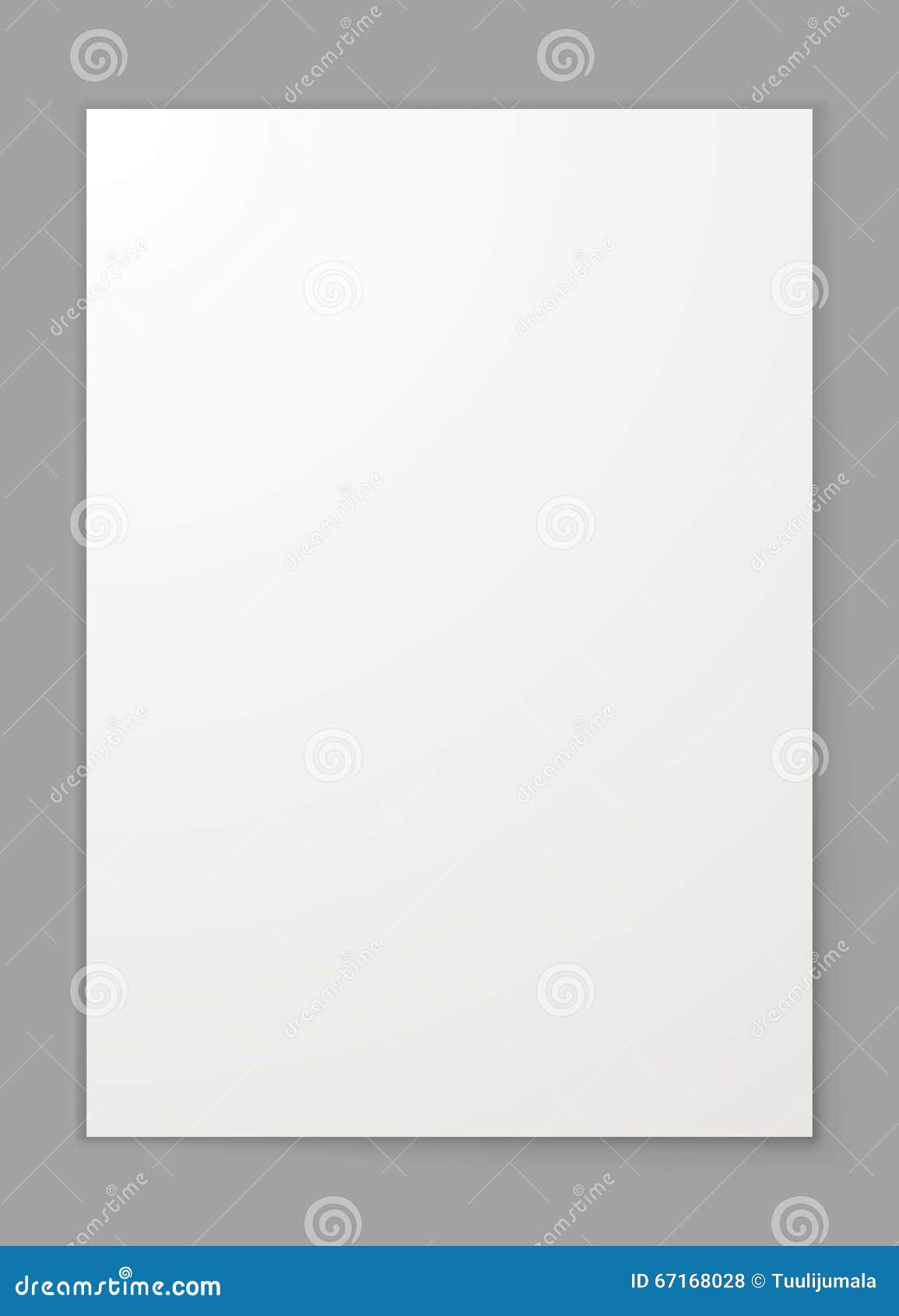 A4 blad van document vector illustratie. Illustration of nieuw - 67168028