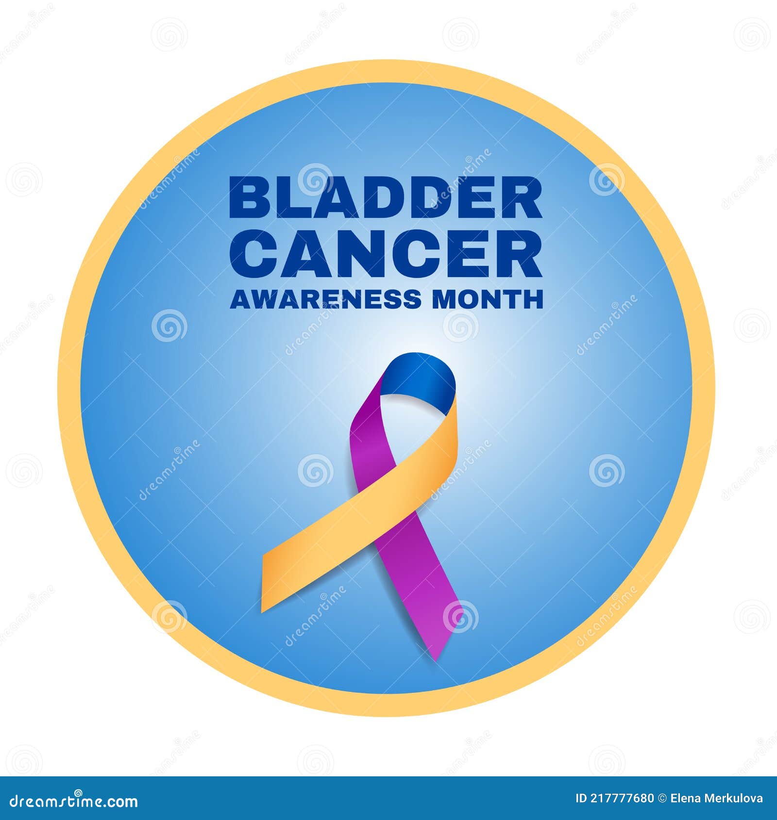 Bladder Cancer Awareness Month Concept. Vector Illustration. Stock ...