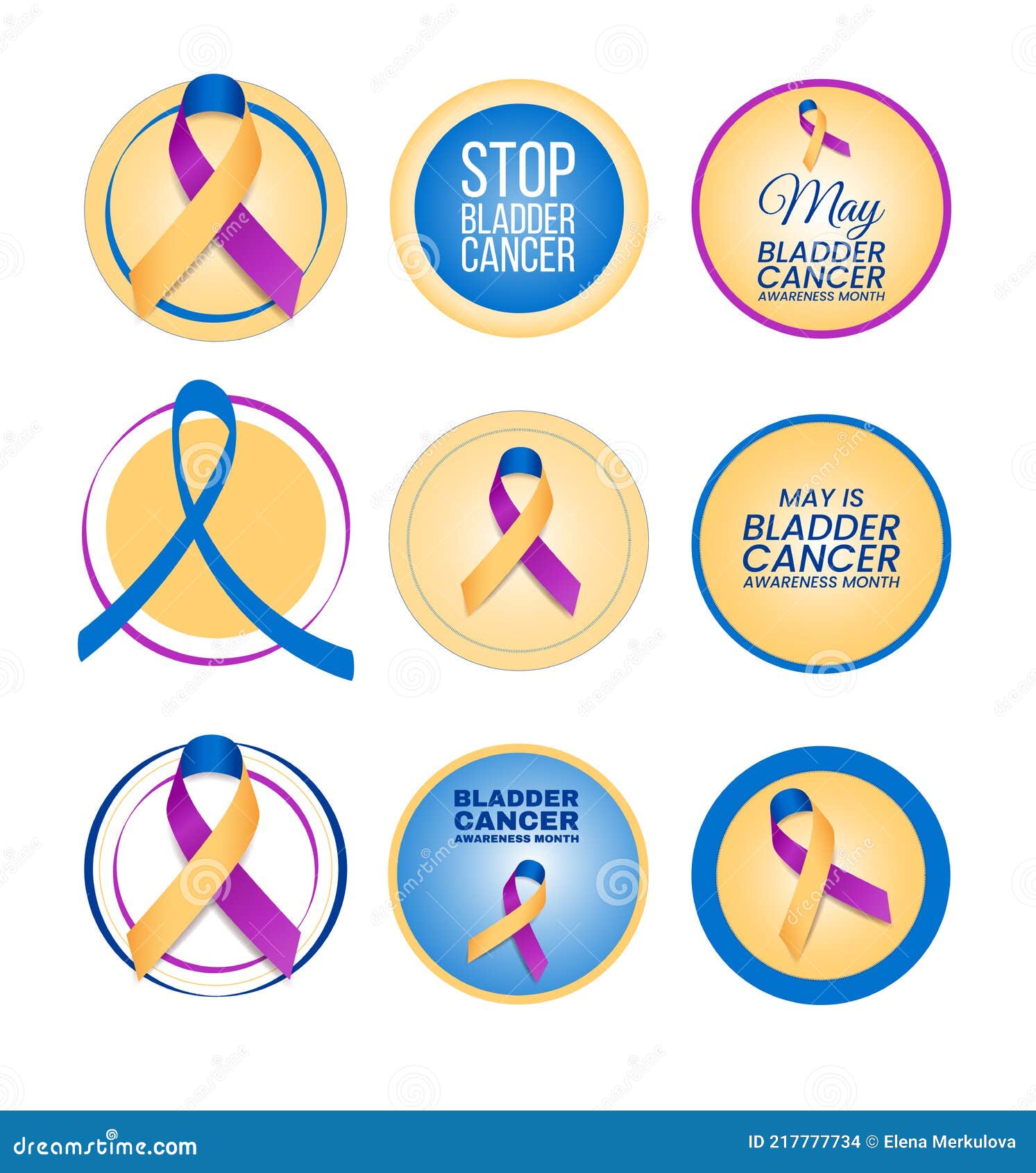 Bladder Cancer Awareness Month Concept. Vector Illustration. Stock ...