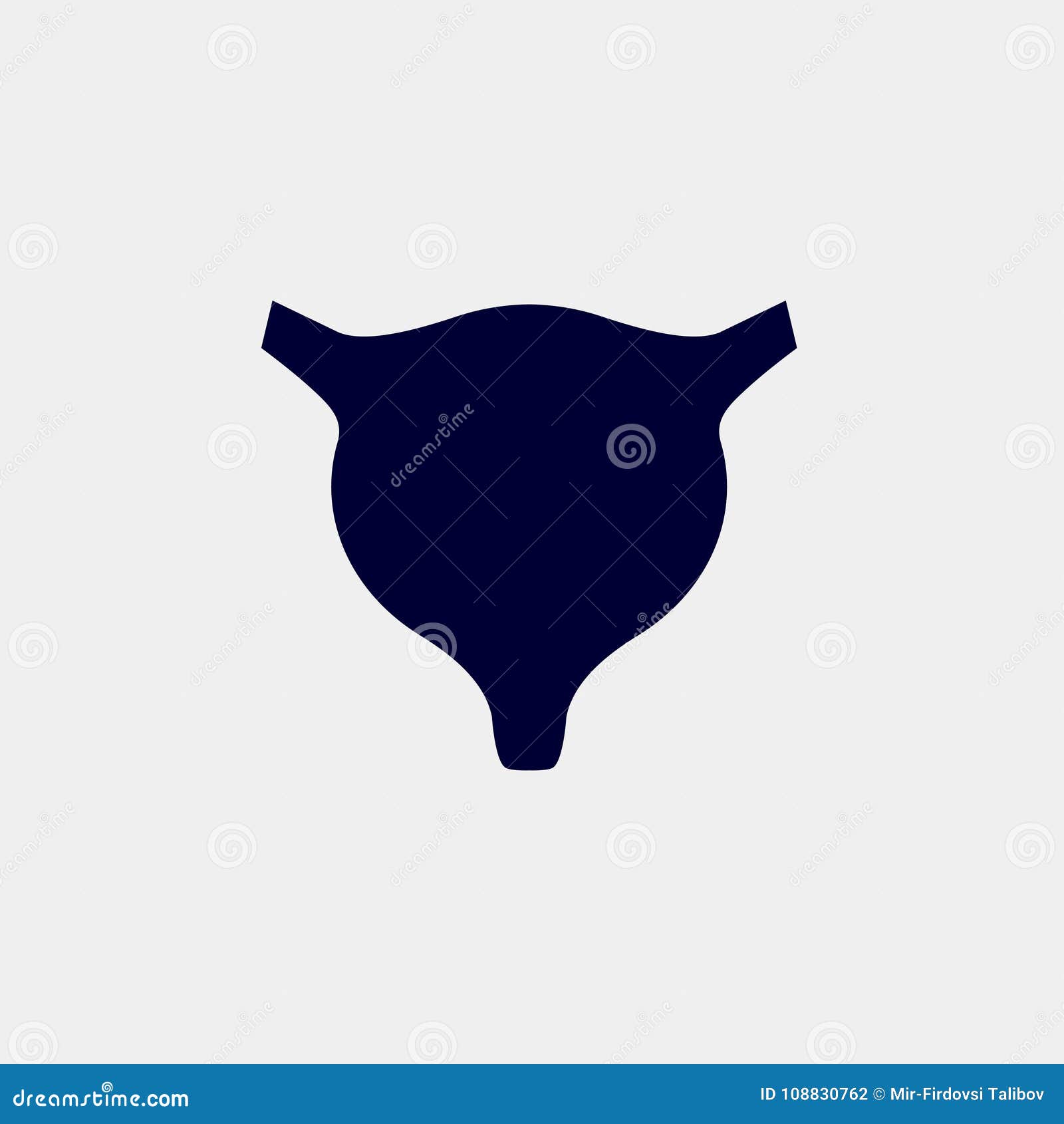 Bladder icon stock illustration. Illustration of body - 108830762