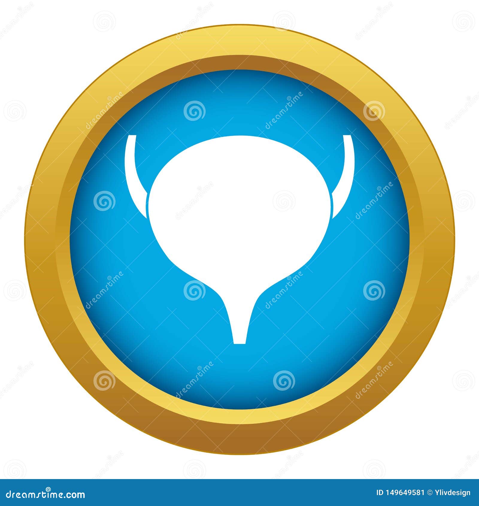 Bladder Icon, Muscular Membranous Sac In The Abdomen Vector ...