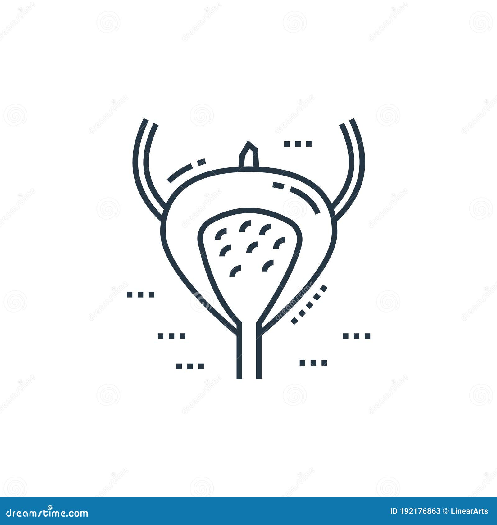 Bladder Icon Vector from Cells Organs and Medical Cannabis Concept ...