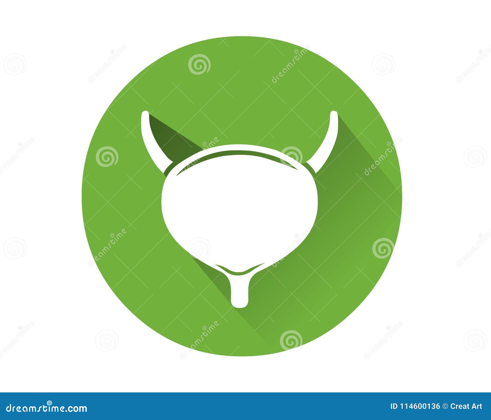 Bladder Icon, Muscular Membranous Sac In The Abdomen Vector ...