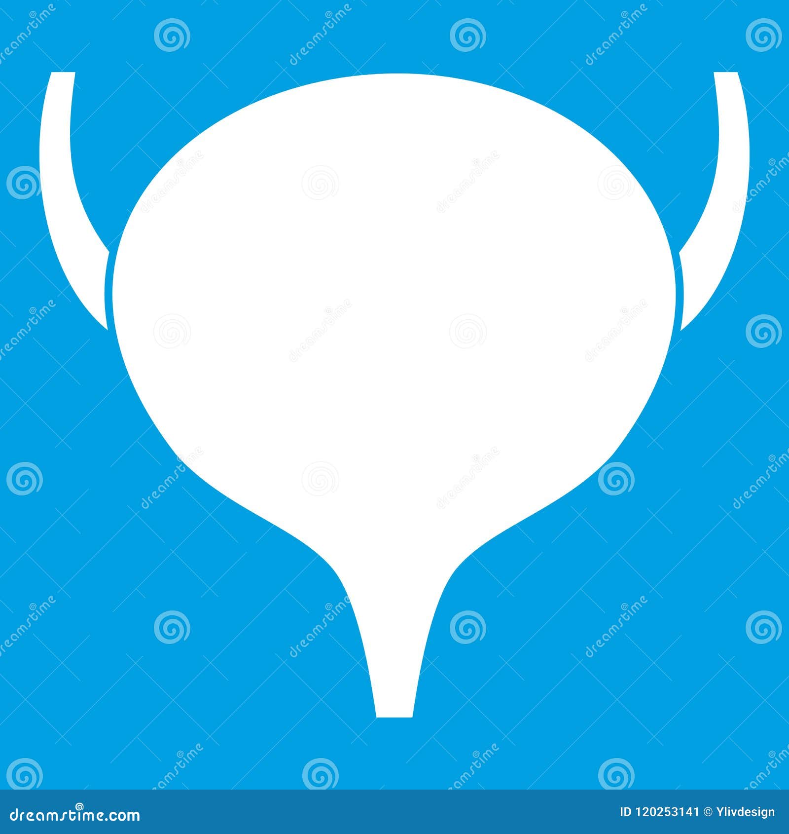 Bladder Icon, Muscular Membranous Sac In The Abdomen Vector ...