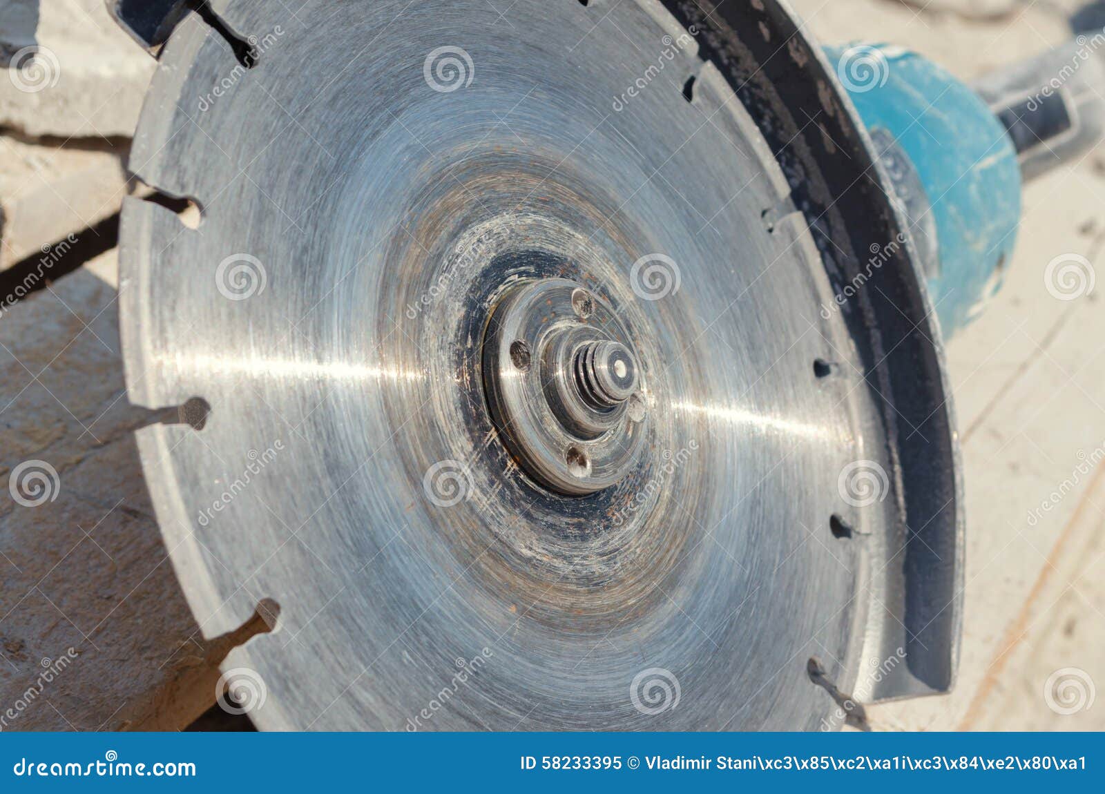 Blade for block cutting stock image. Image of iron, work - 58233395