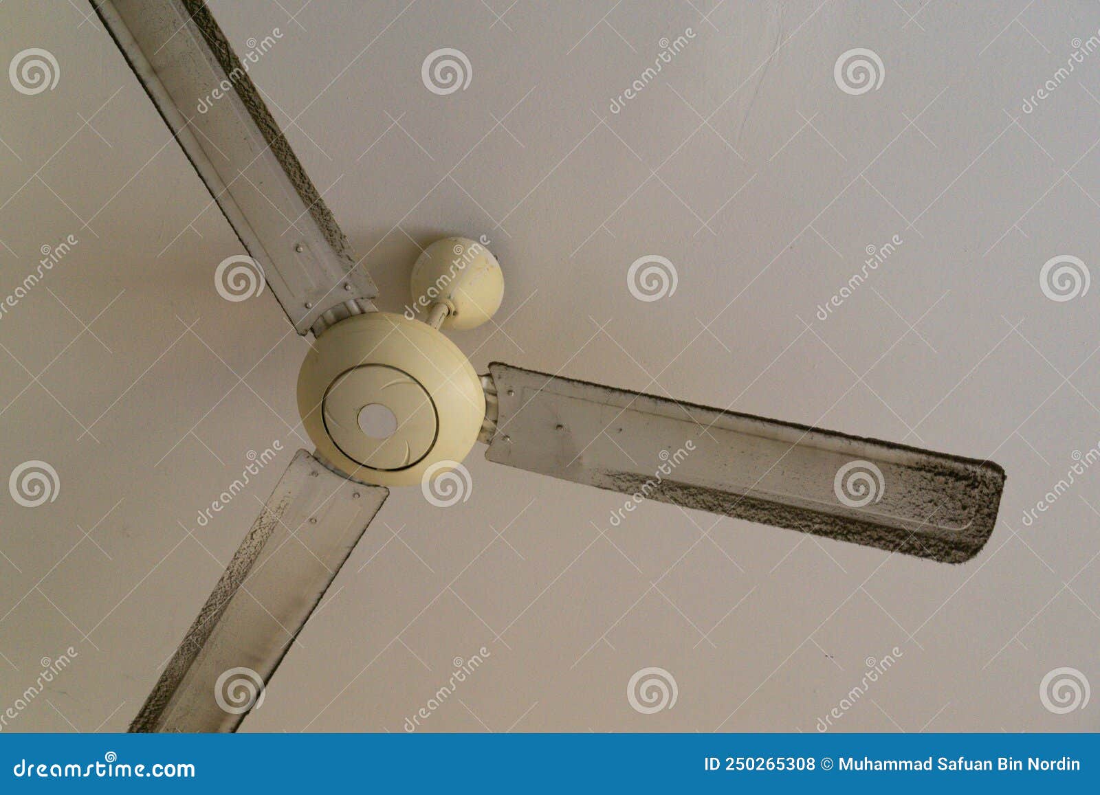 Blade of Ceiling Fan Full with Dust Stock Photo - Image of dust ...
