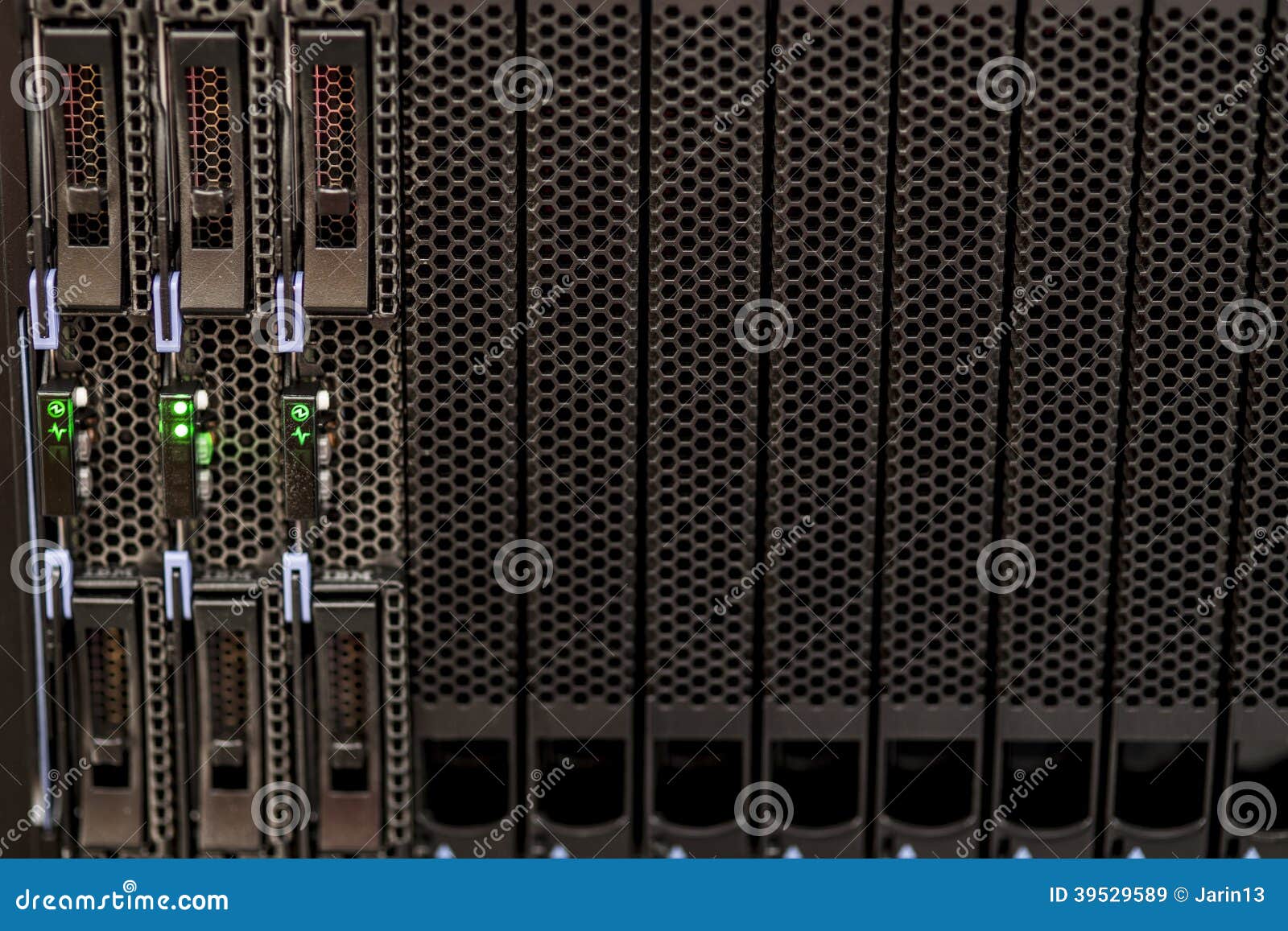 Blade center - server stock image. Image of installing - 39529589