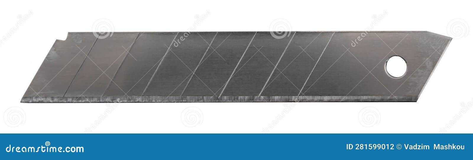 Blade from a Clerical Knife on a White Background. Blade Stock Photo ...
