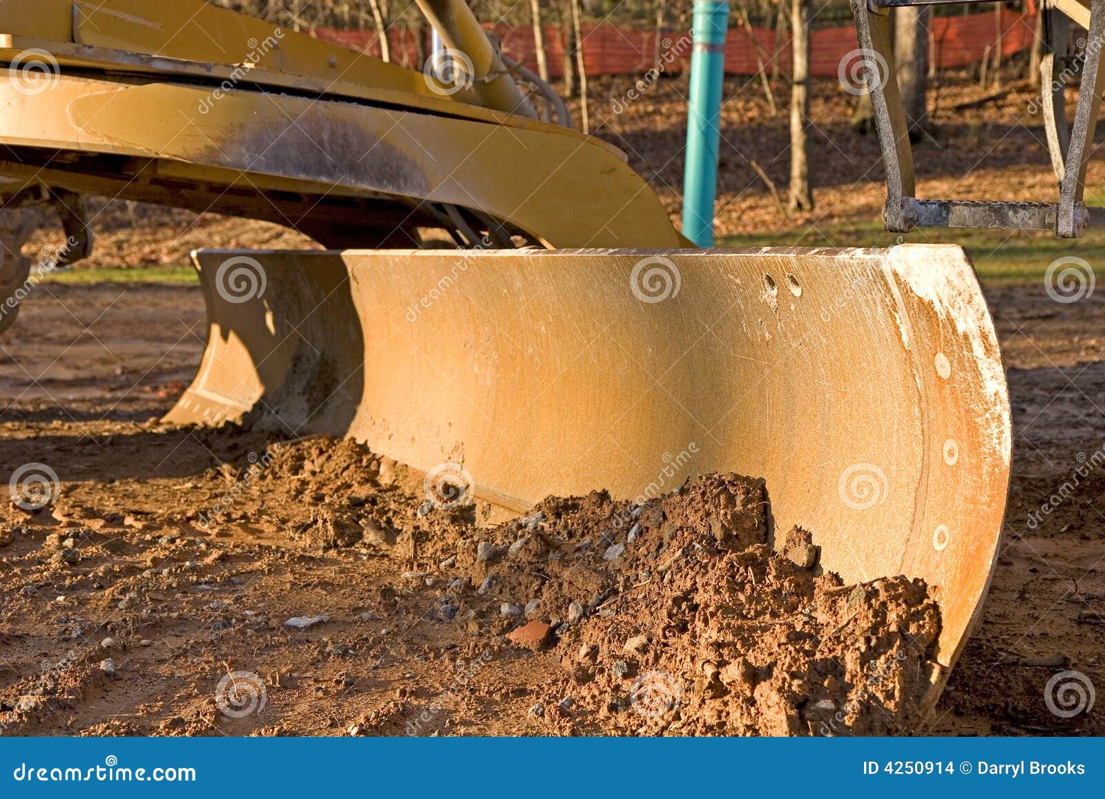 Blade in Dirt stock photo. Image of grading, environment - 4250914
