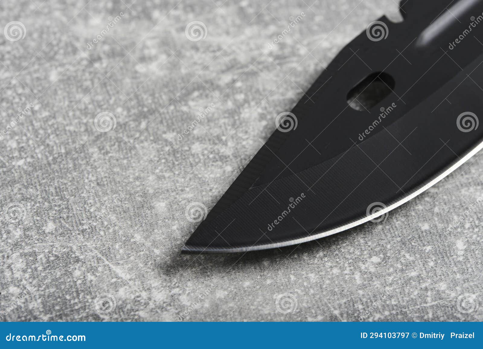 Blade Knife With Blood Flow. The Shape Of The Blade Royalty-Free Stock ...