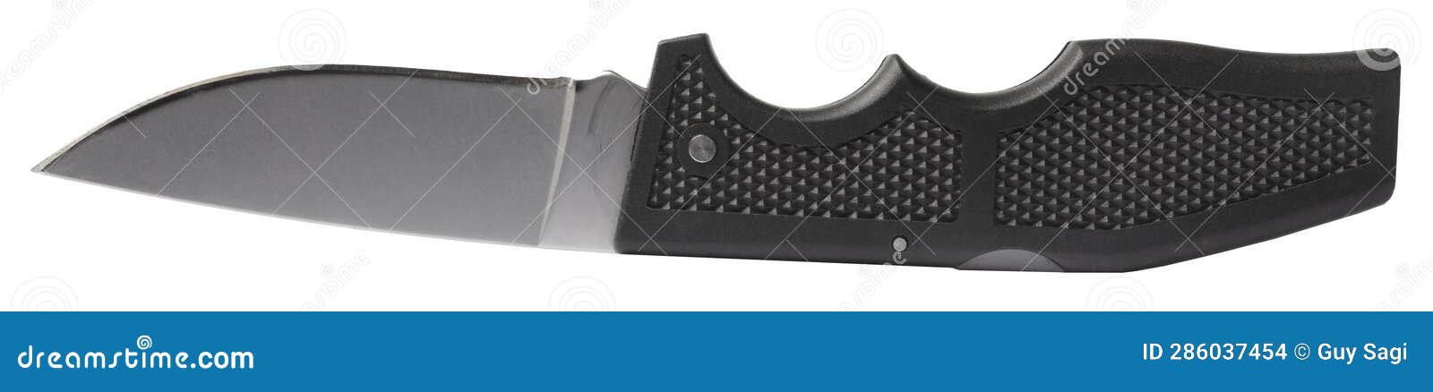 Blade Out on a Small Carry Knife Stock Photo - Image of hunting, metal ...