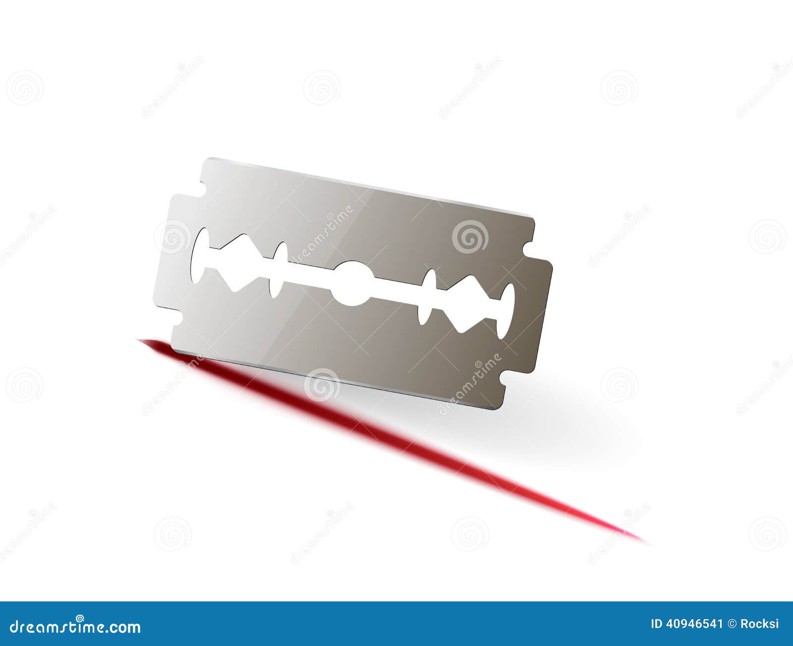 Blade and scratch stock vector. Illustration of bleed - 40946541