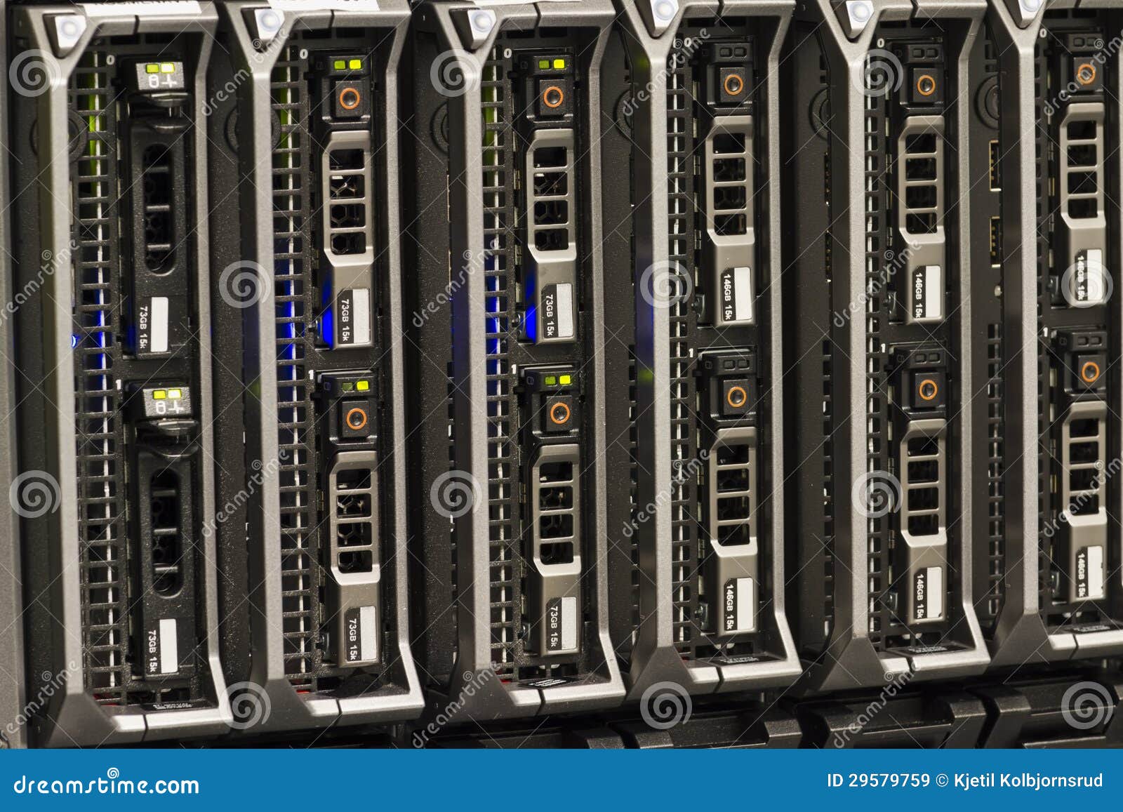 Blade Servers stock image. Image of horizontal, computer - 29579759