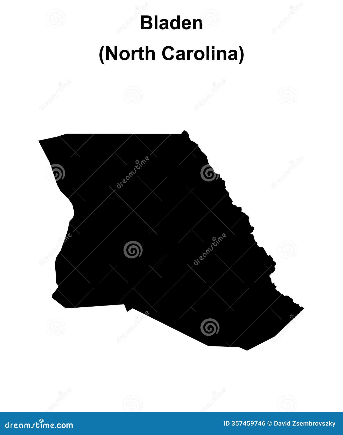 Bladen Outline Map Royalty-Free Stock Photography | CartoonDealer.com ...