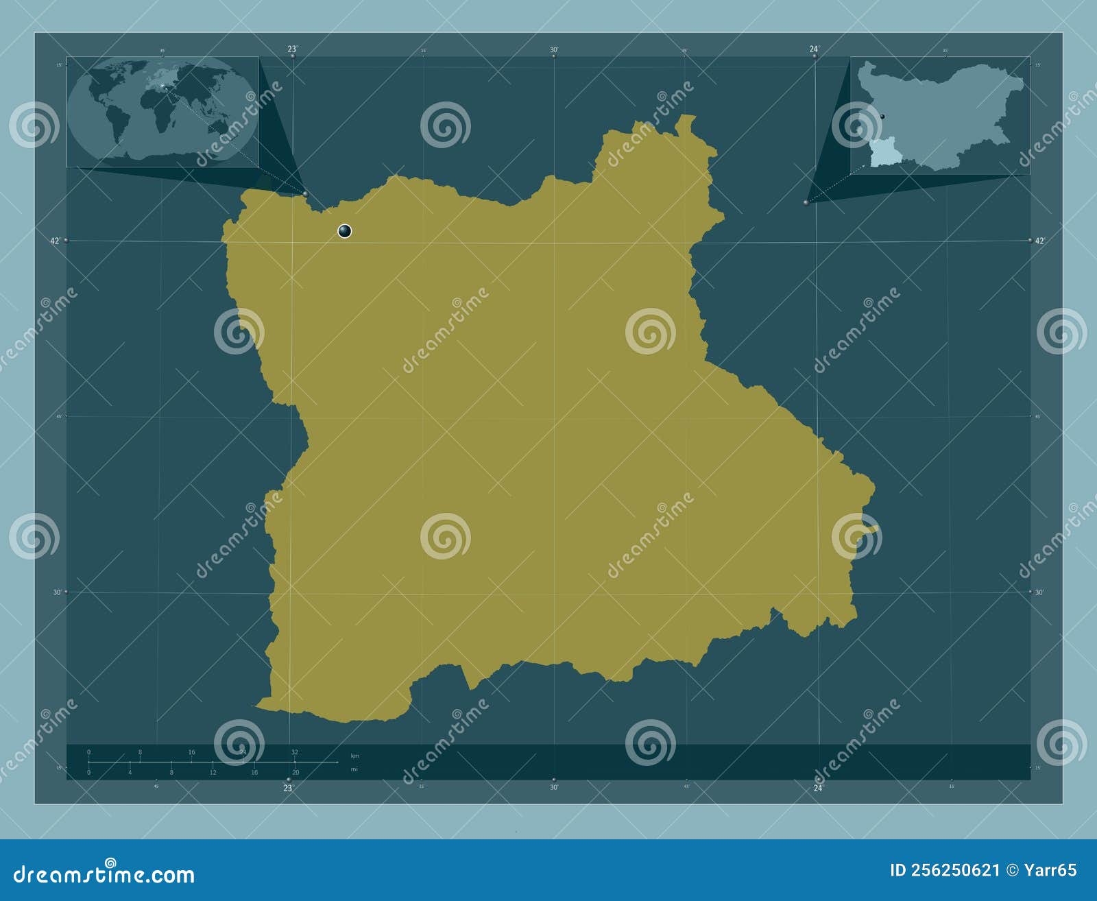 Blagoevgrad, Bulgaria. Solid. Capital Stock Illustration - Illustration ...